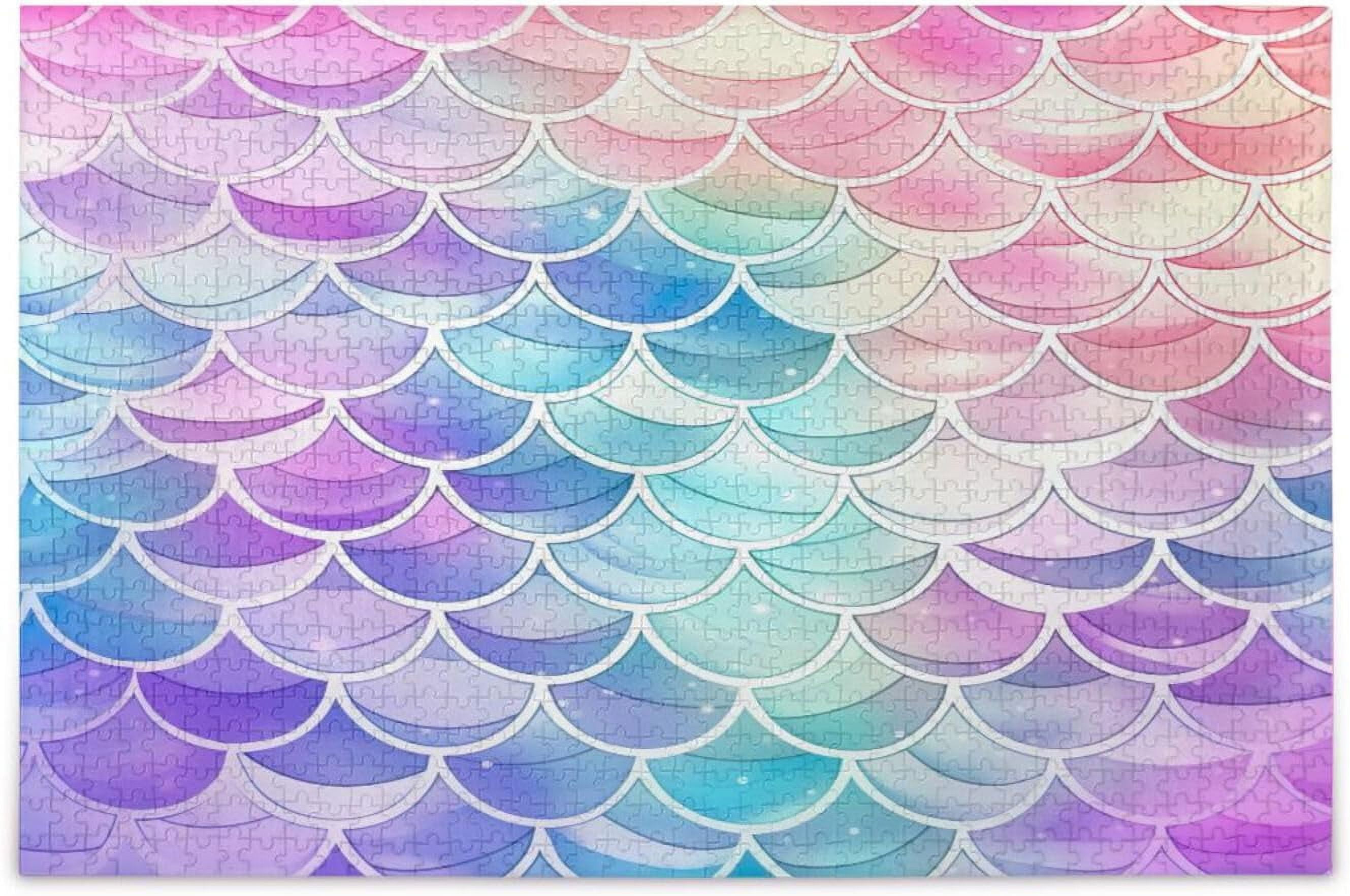 Dreamtimes Puzzle- Rainbow Mermaid Jigsaw Puzzles, 500 Piece Puzzles ...