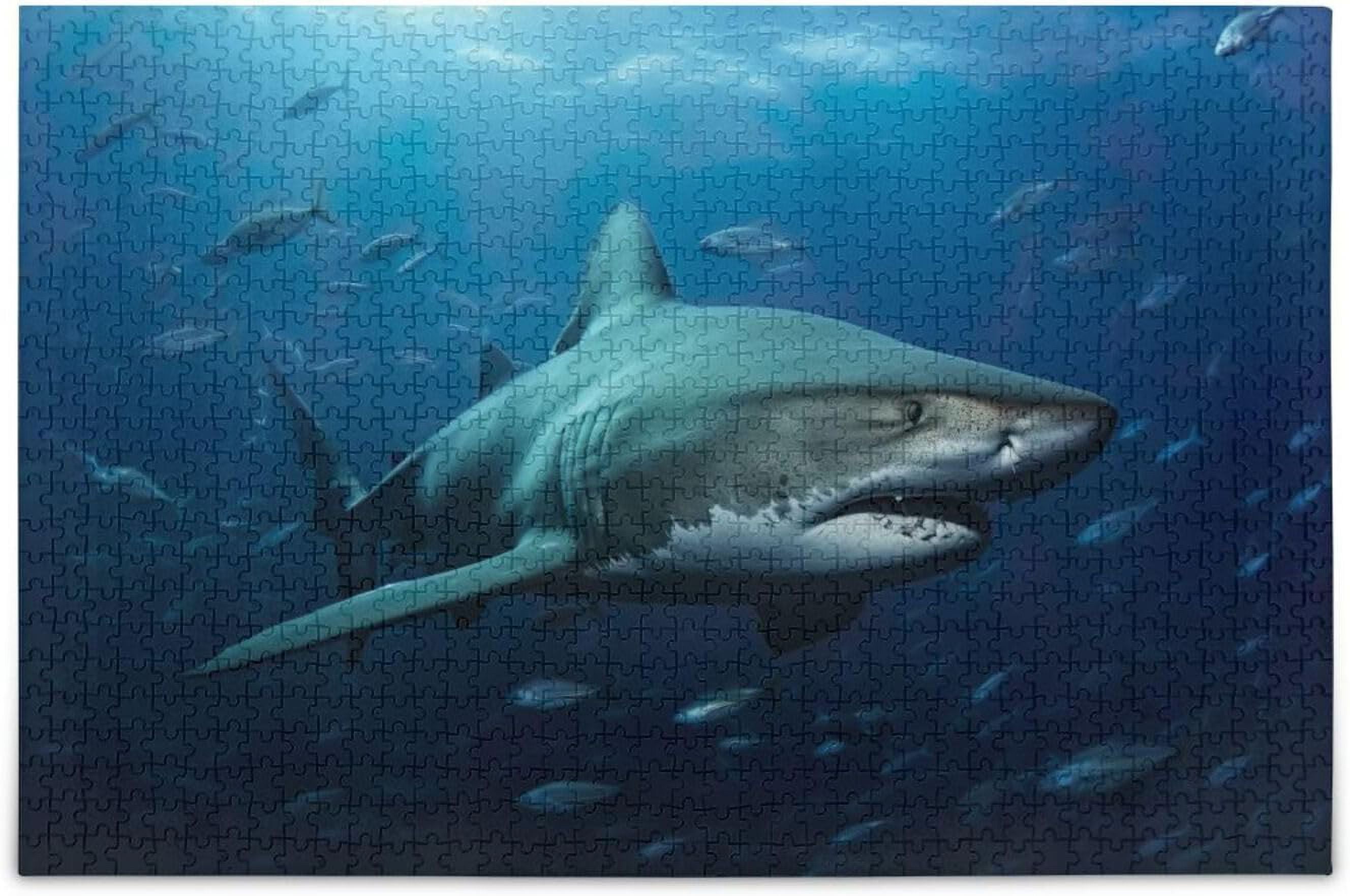Dreamtimes Puzzle- Sharks Groups Jigsaw Puzzles, 500 Piece Puzzles for ...