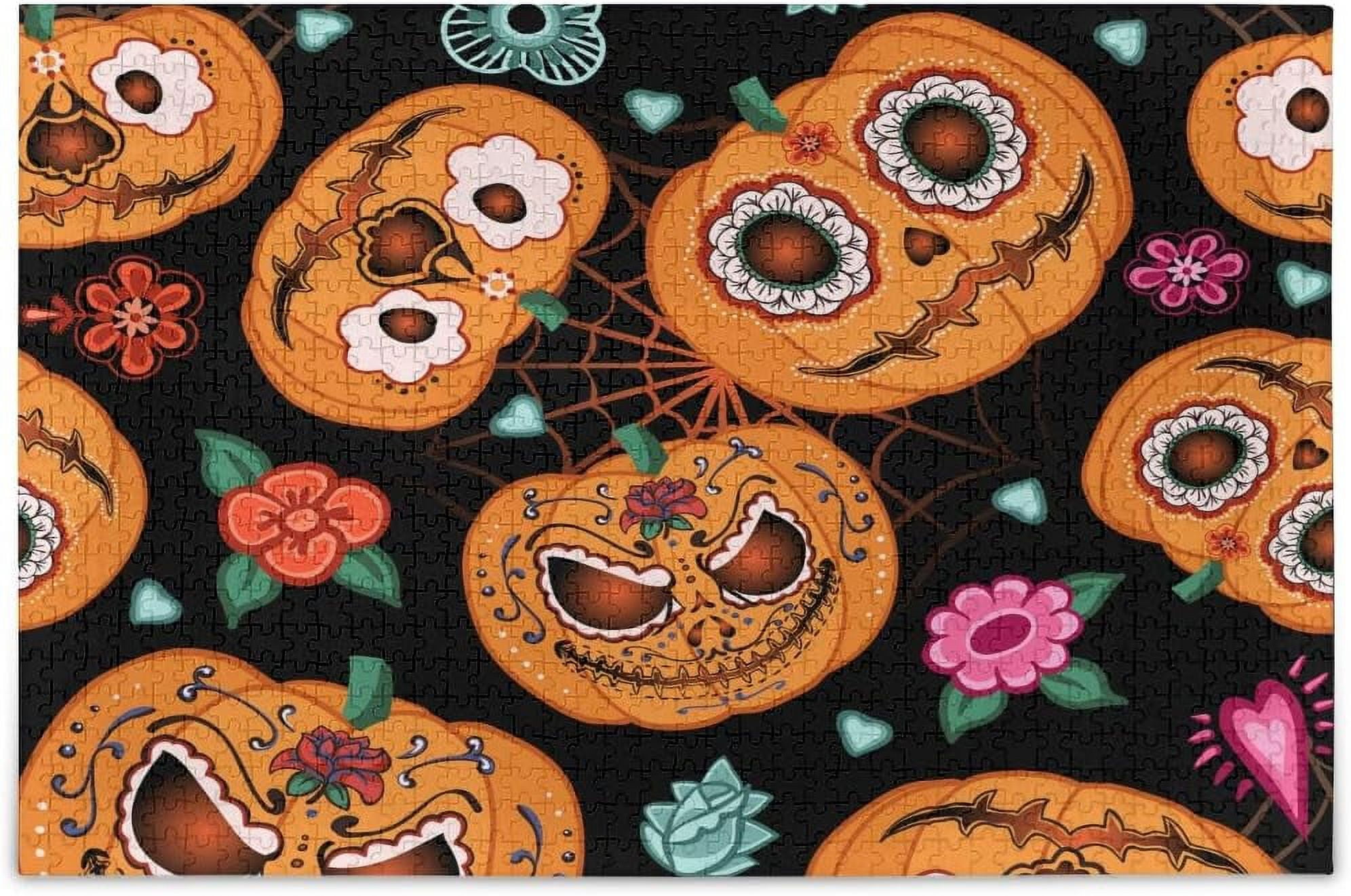 Dreamtimes Puzzles for Adults 1000 Piece Halloween Bright Cartoon Funny ...