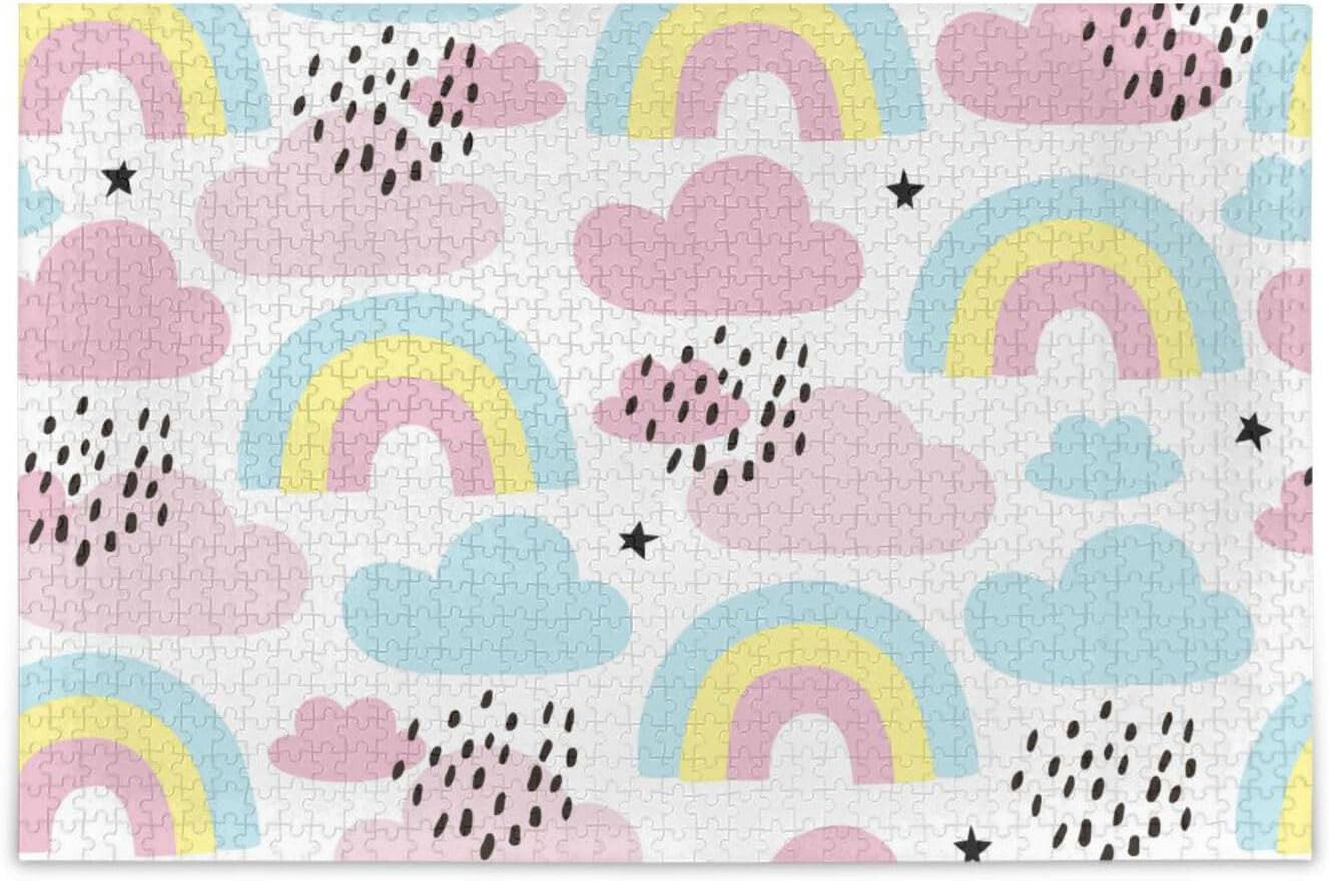 Dreamtimes Rainbow Jigsaw Puzzle for Adults Teens Kids, 1000 Pieces ...