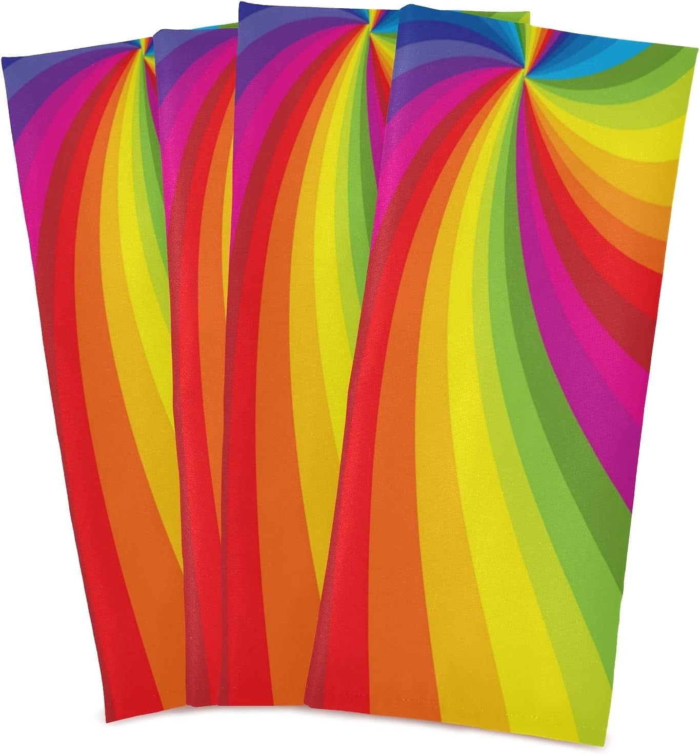 Dreamtimes Rainbow Kitchen Dish Towels, 18 Inch x 28 Inch Dishcloths ...