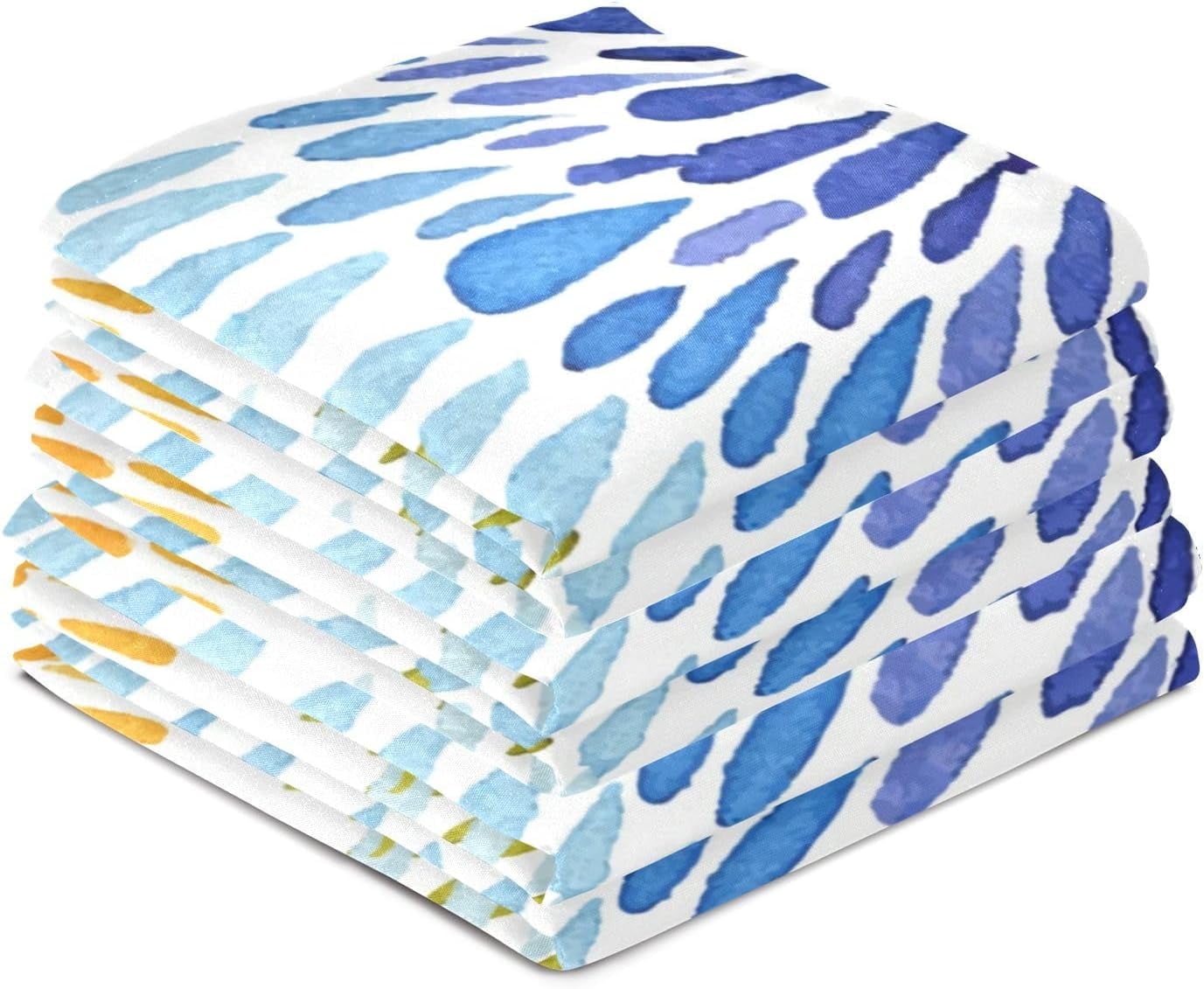 Dreamtimes Rainbow Tie Dye Style Kitchen Towel, Dish Towels Quick ...
