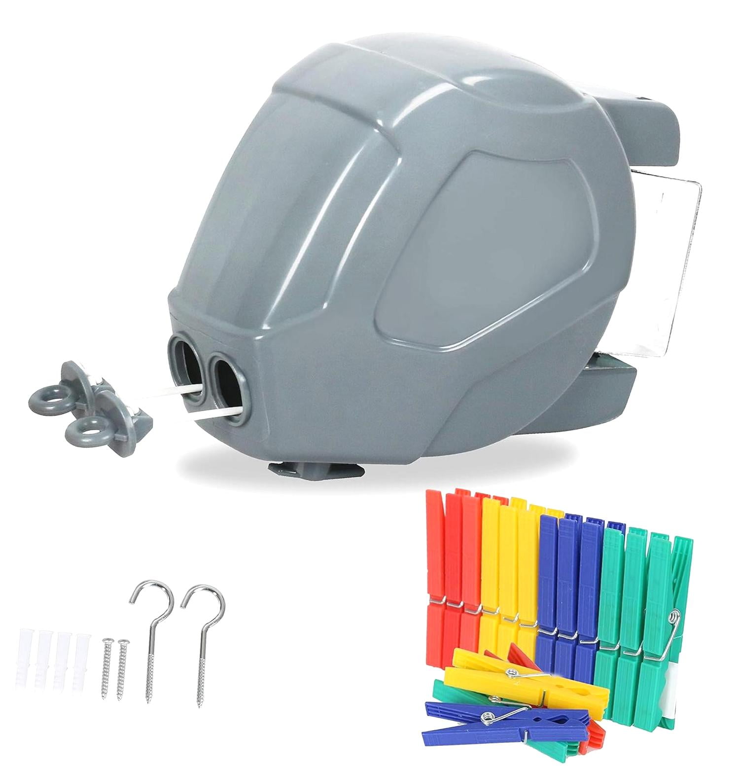 Dreamtimes Retractable Clothesline Heavy Duty Retracting Clothes Line ...