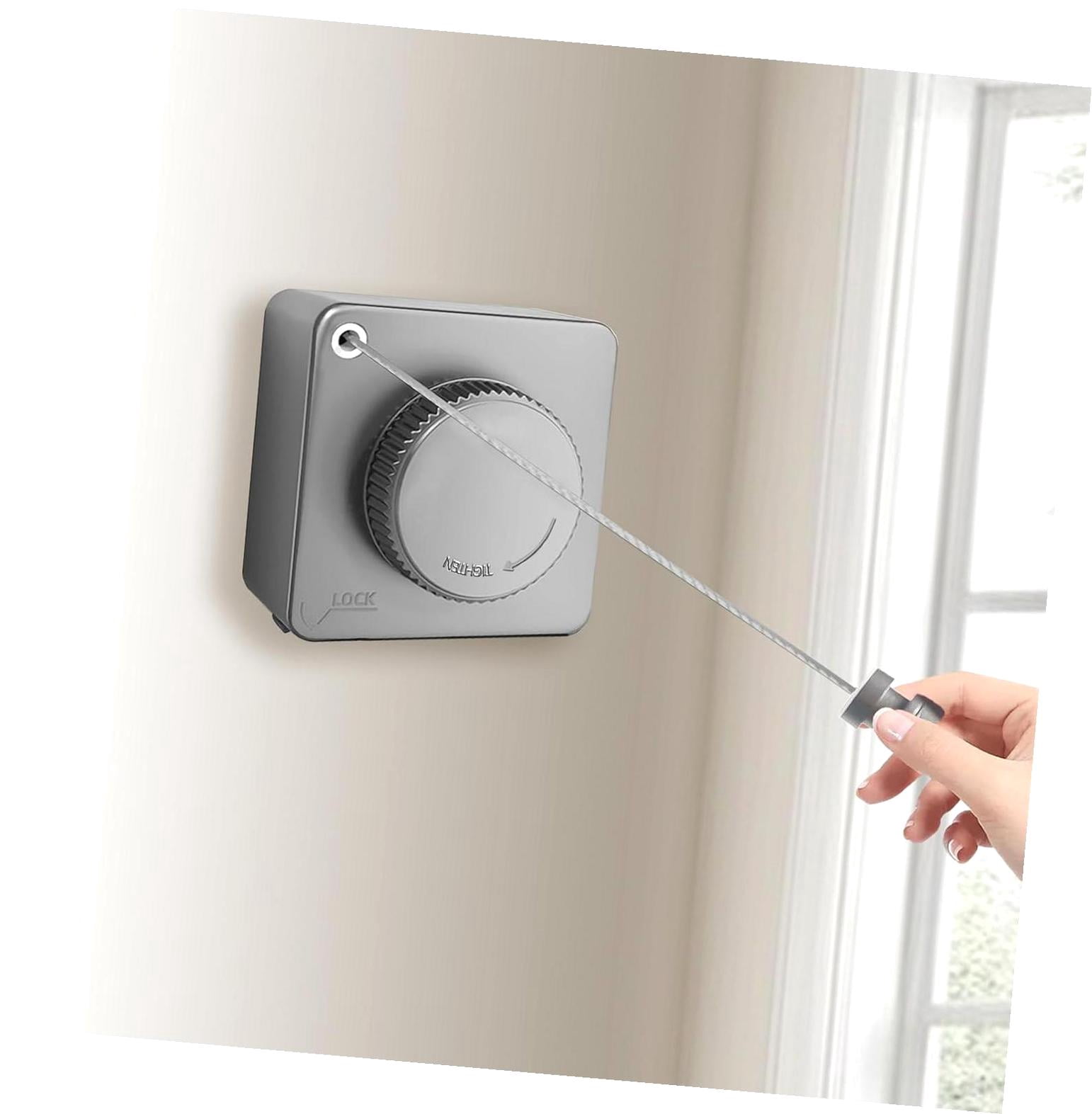Dreamtimes Retractable Clothesline Indoor, Non-Sagging Outdoor Clothes ...