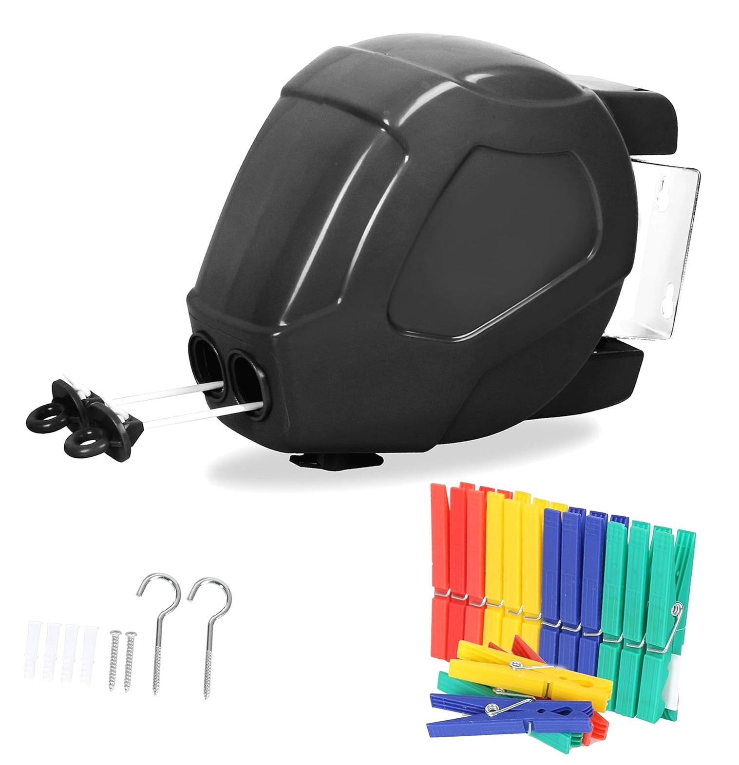 Dreamtimes Retractable Clothesline Outdoor| 2x49 Feet Clothes line for ...