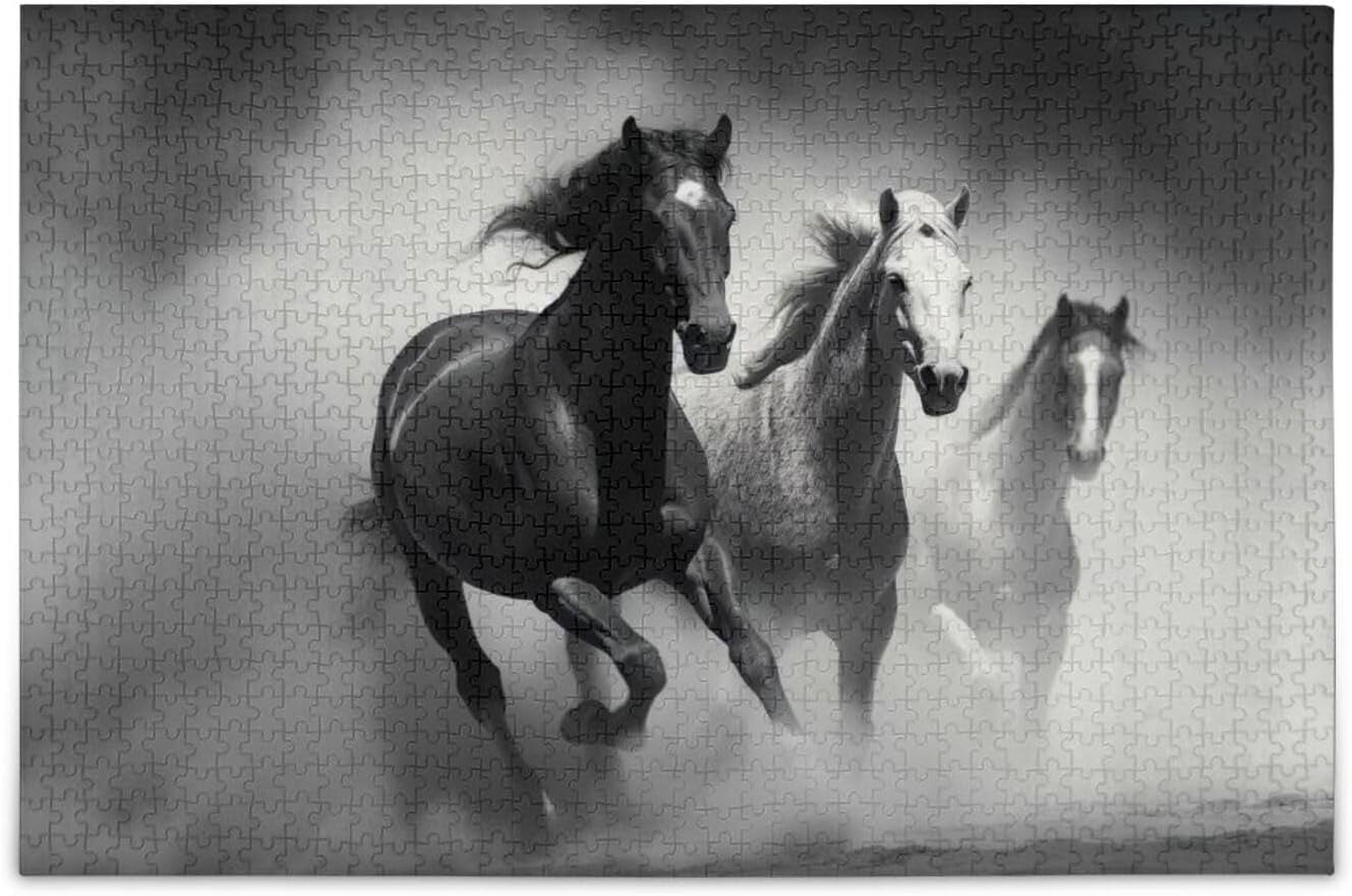 Dreamtimes Running Horse Wooden Jigsaw Puzzles Intellectual ...