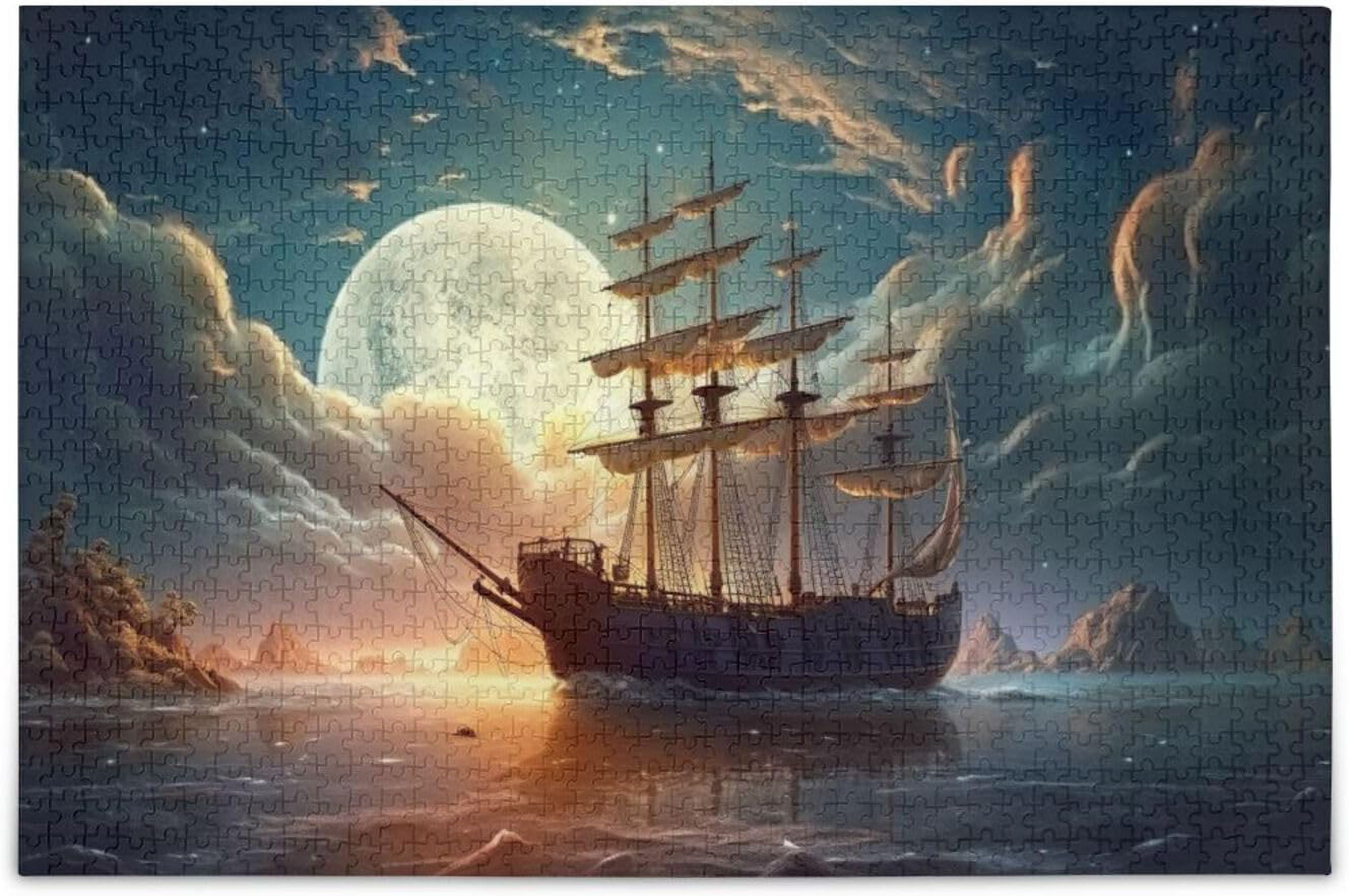 Dreamtimes Sailing Ship Jigsaw Puzzles for Adults 1000 Pieces ...
