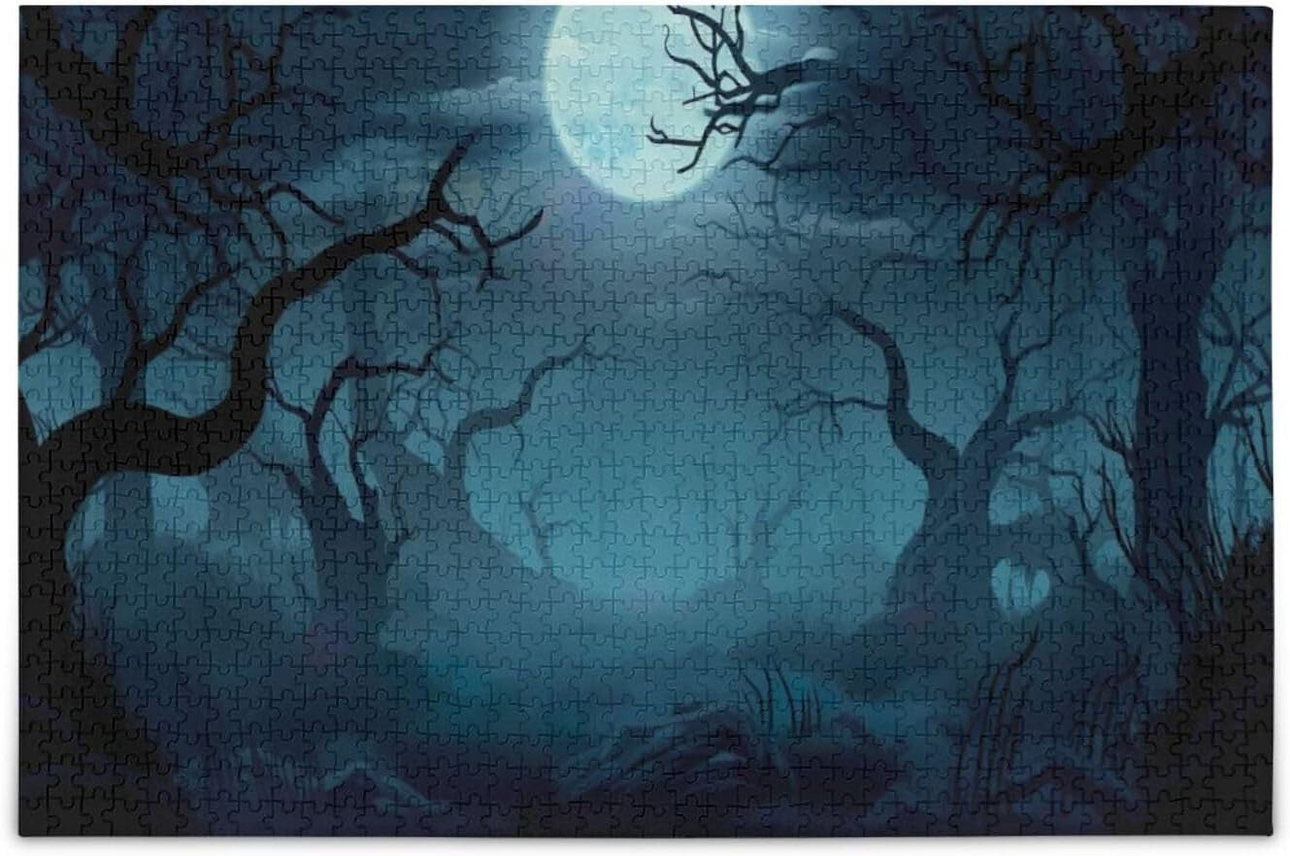 Dreamtimes Scary Forest Jigsaw Puzzles, Puzzles for Adults 1000 Pieces ...