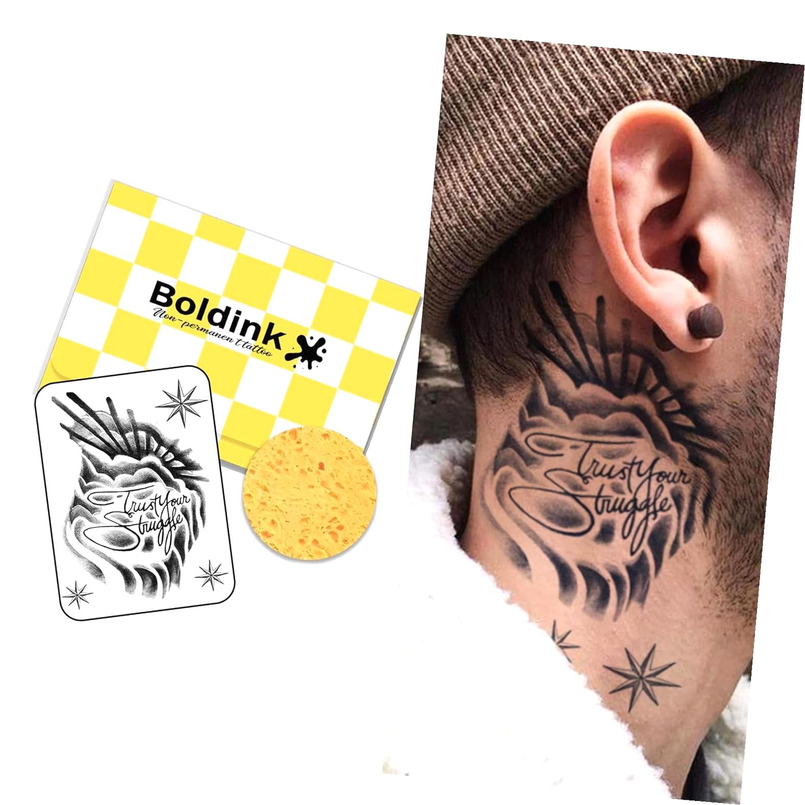 Dreamtimes Semi-Permanent Tattoos, 15-Day Long-Lasting Tattoo Stickers ...