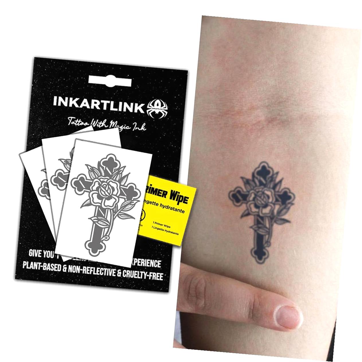 Dreamtimes Semi-Permanent Tattoos, 3 Sheets of Small Designs for Adults ...