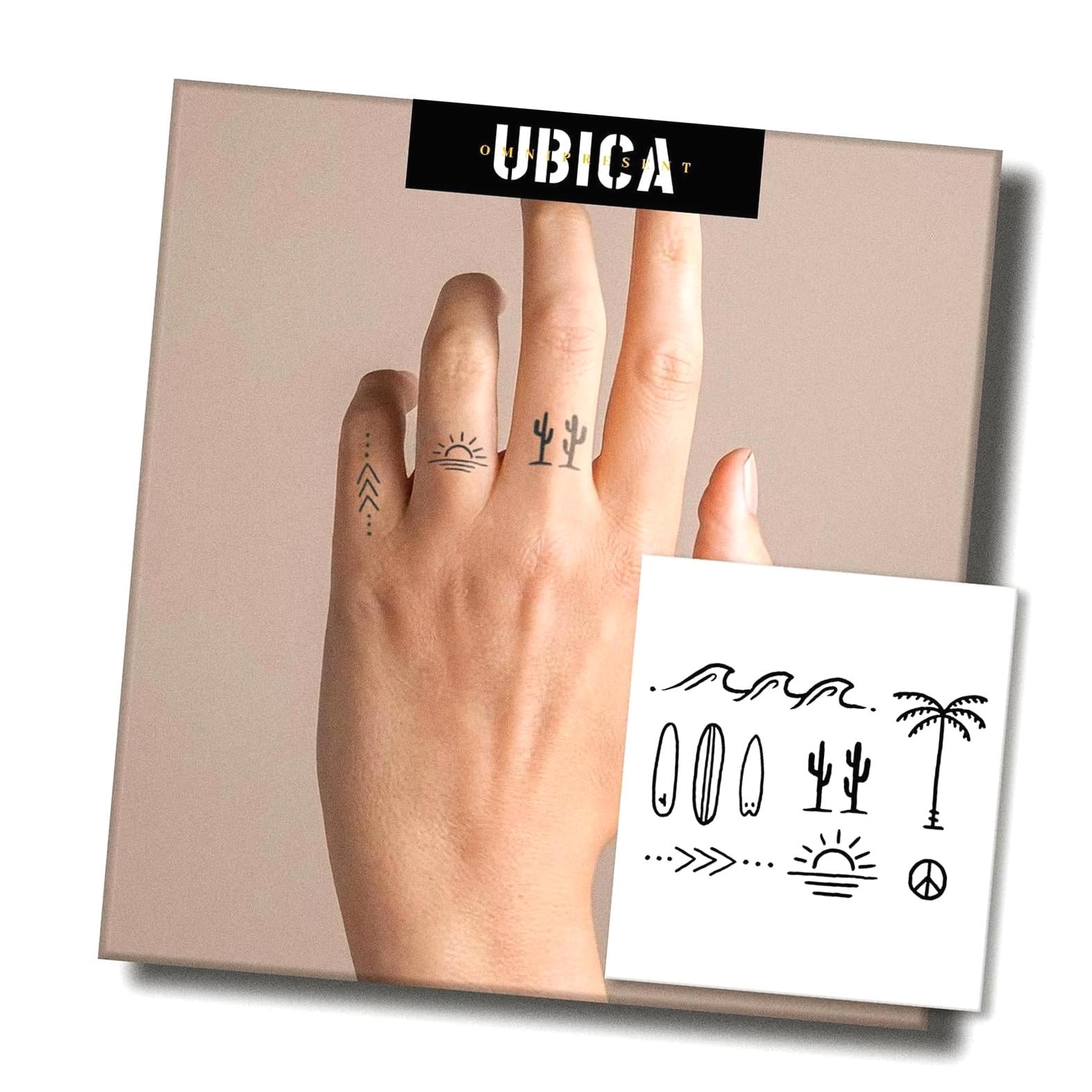 Dreamtimes Semi Permanent Tattoos for Women & Men, 2 Sheets Tiny ...