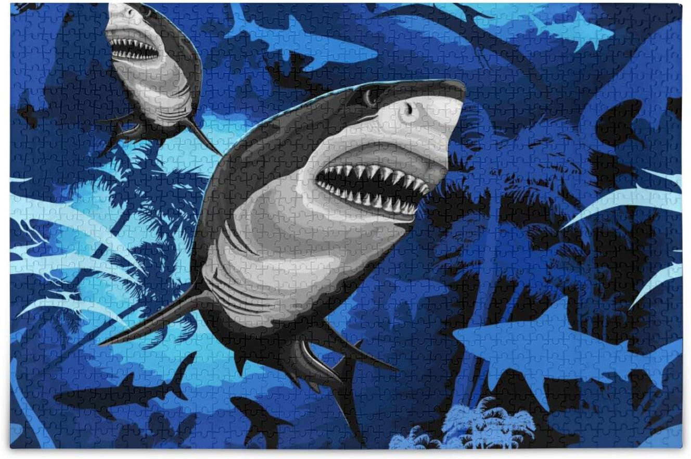 Dreamtimes Shark Wooden Jigsaw Puzzles Intellectual Entertainment ...