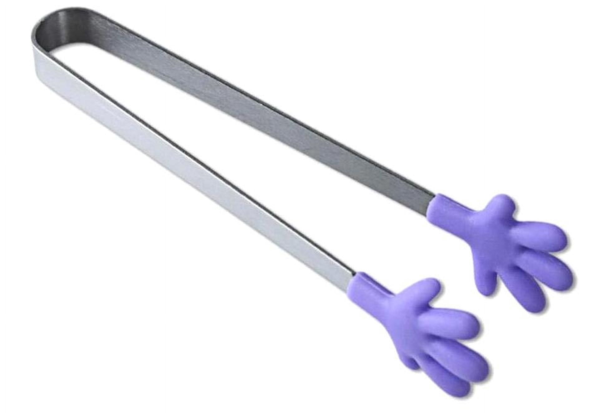 Dreamtimes Silicone Mini Tongs, Hand Shape Food Tongs for Serving Food ...