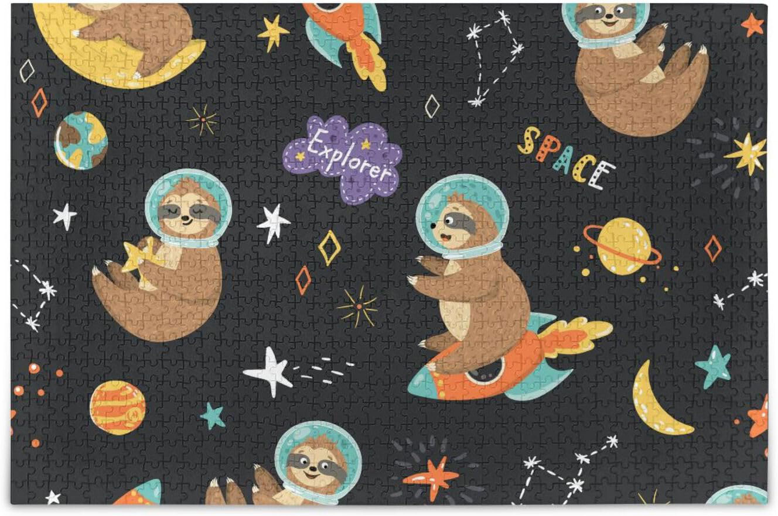 Dreamtimes Sloth Jigsaw Puzzle for Adults Teens Kids, 1000 Pieces ...