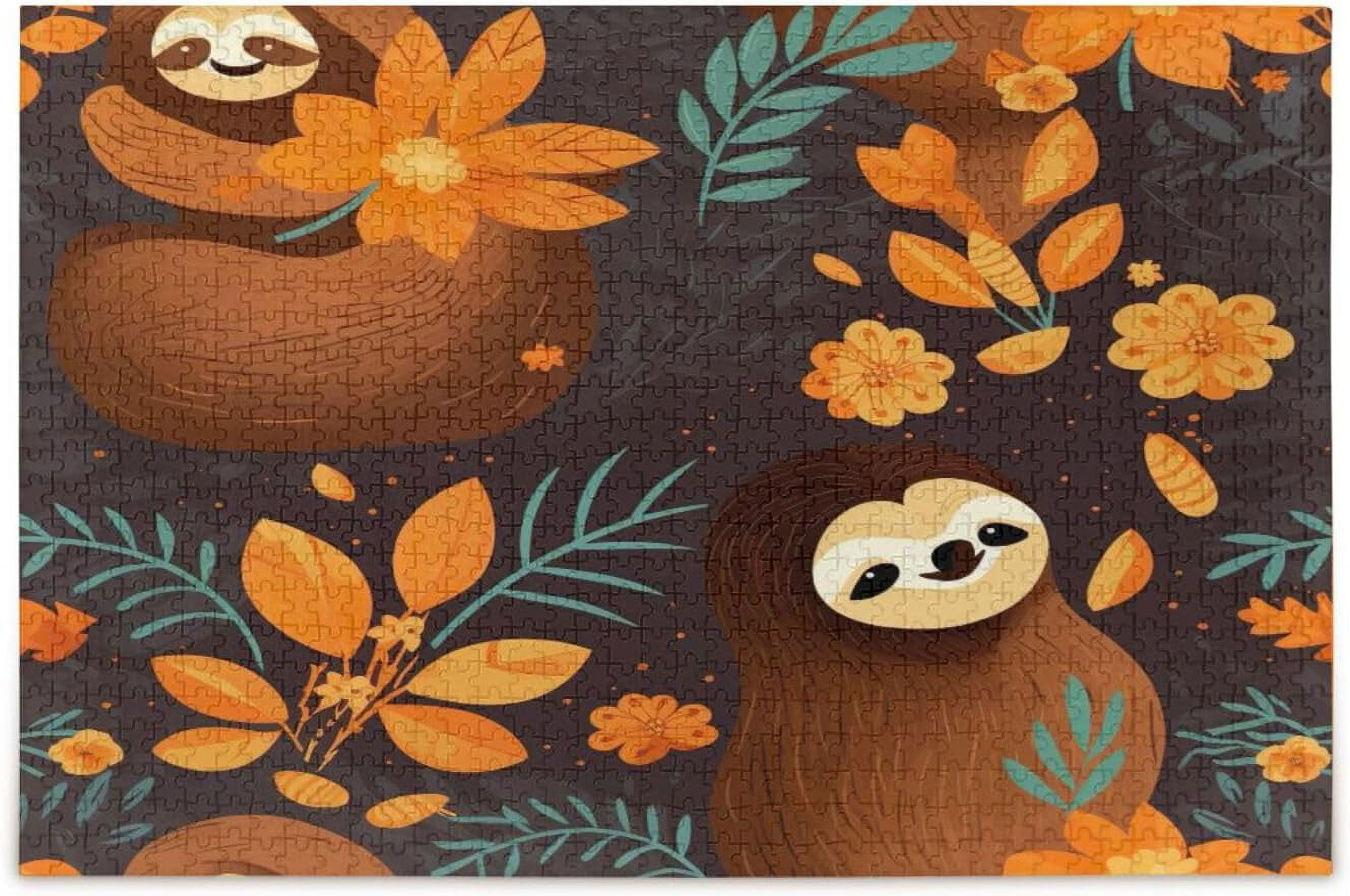 Dreamtimes Sloth Wooden Jigsaw Puzzles Intellectual Entertainment ...