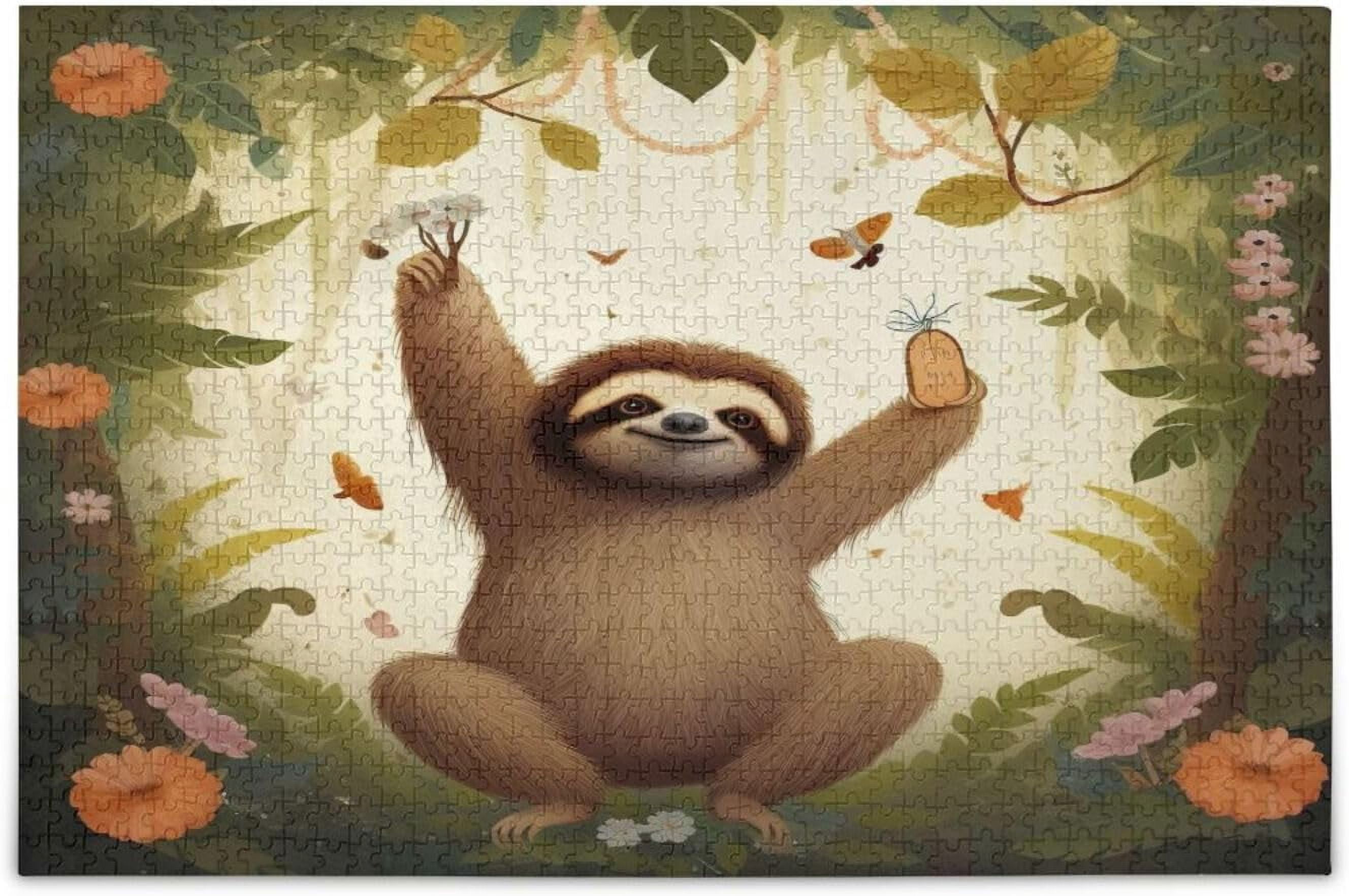 Dreamtimes Sloth Wooden Jigsaw Puzzles Intellectual Entertainment ...