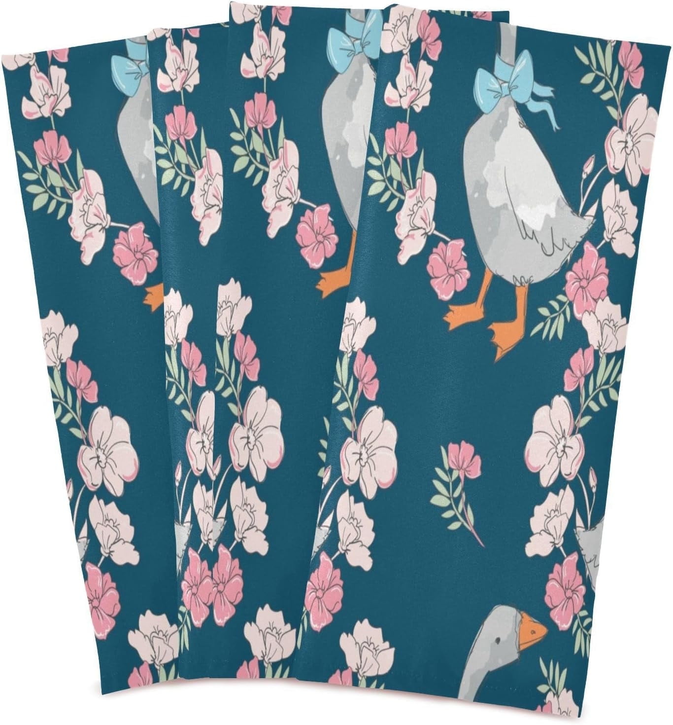 Dreamtimes Soft Absorbent Reusable Kitchen Towels, Set of 4|28x18 in ...