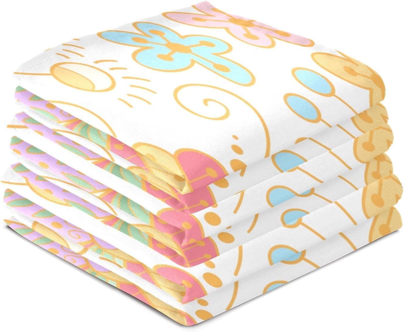 Dreamtimes Soft Absorbent Reusable Kitchen Towels, Set of 6|28x18 in ...