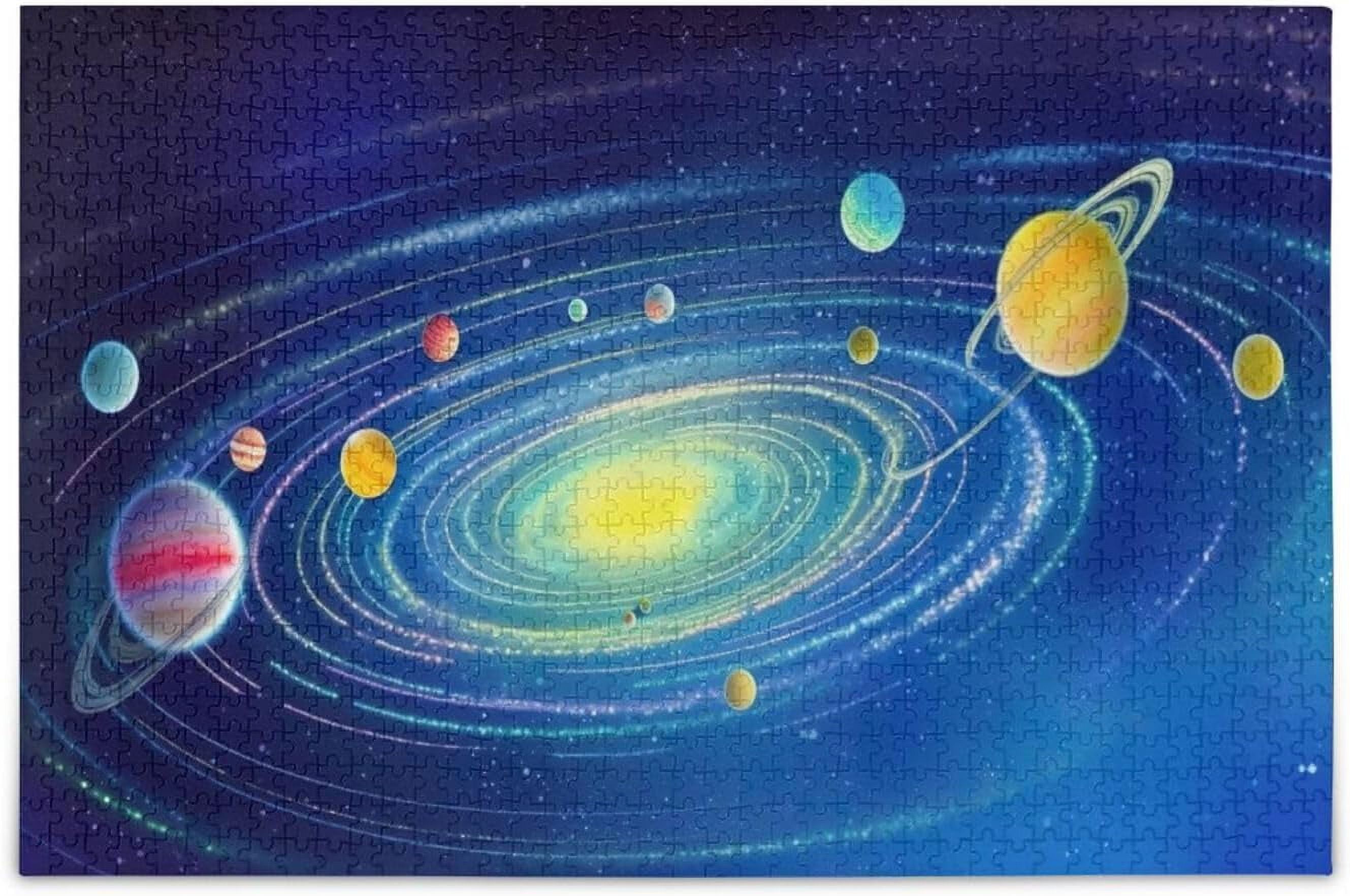 Dreamtimes Solar System Painting Jigsaw Puzzles, Puzzles for Adults 500 ...