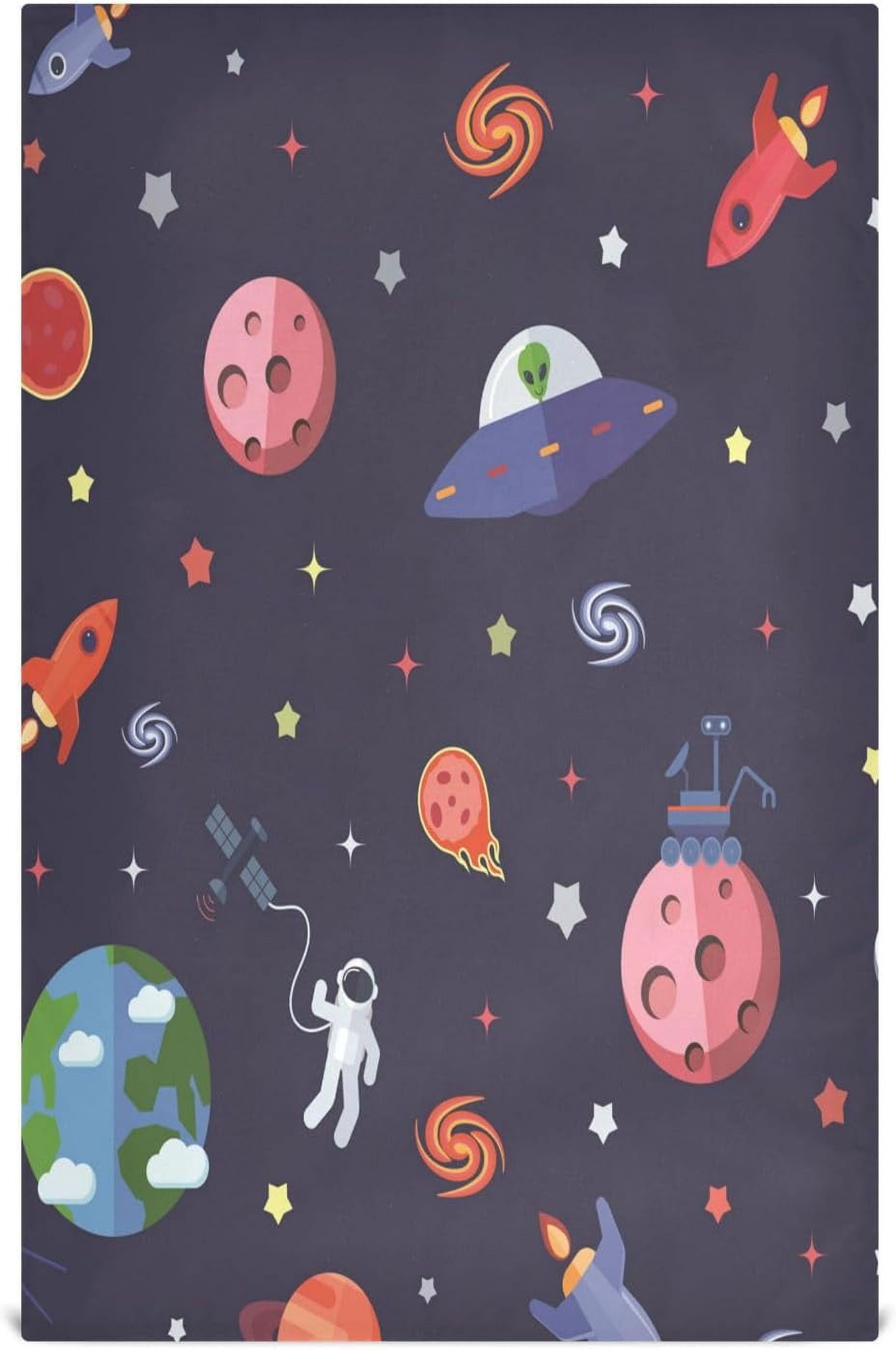 Dreamtimes Space Planet Kitchen Dish Towel 1 Pack, Soft Absorbent ...