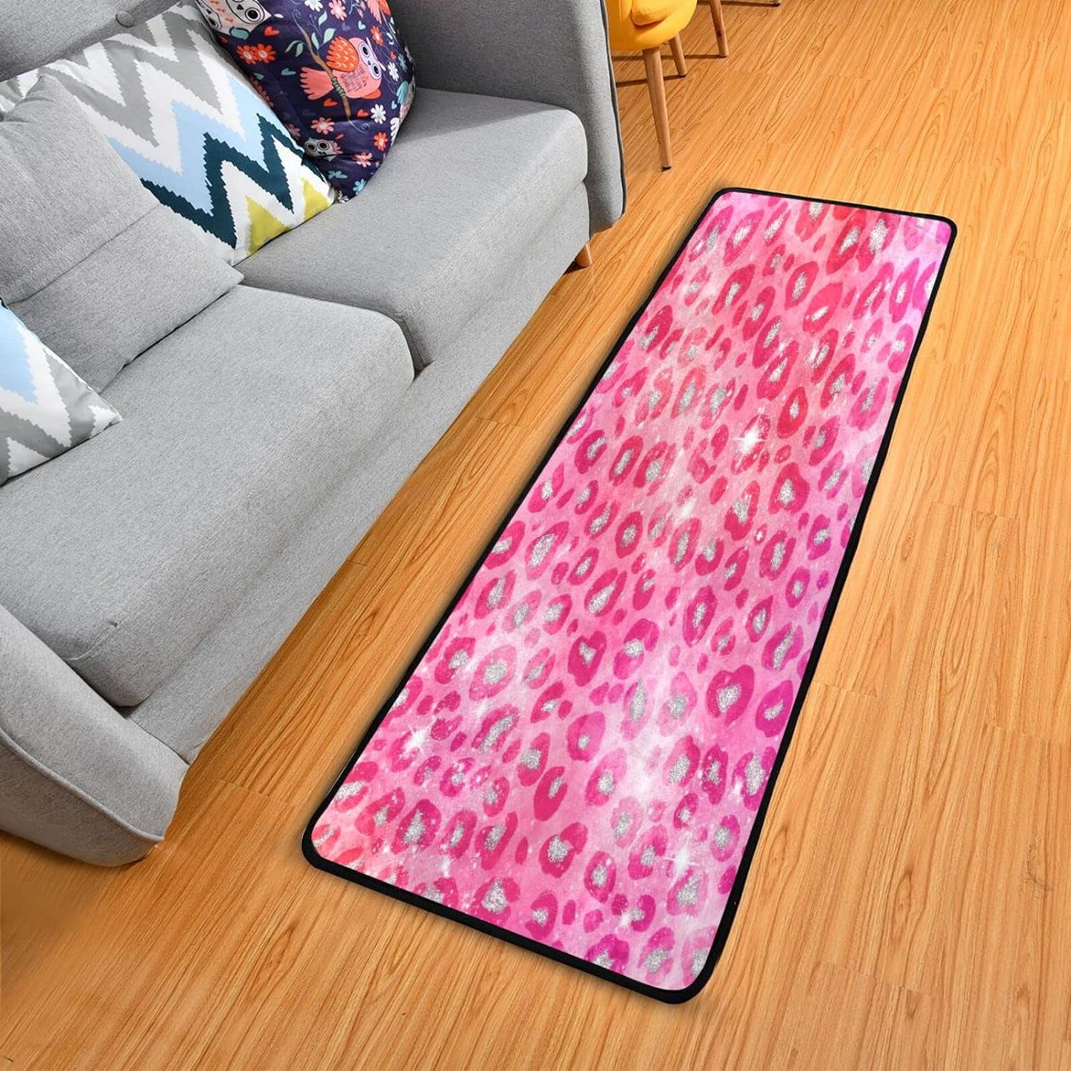Dreamtimes Sparkling Artistic Hallway Runner Rug 2'x6' Kitchen Rug with ...