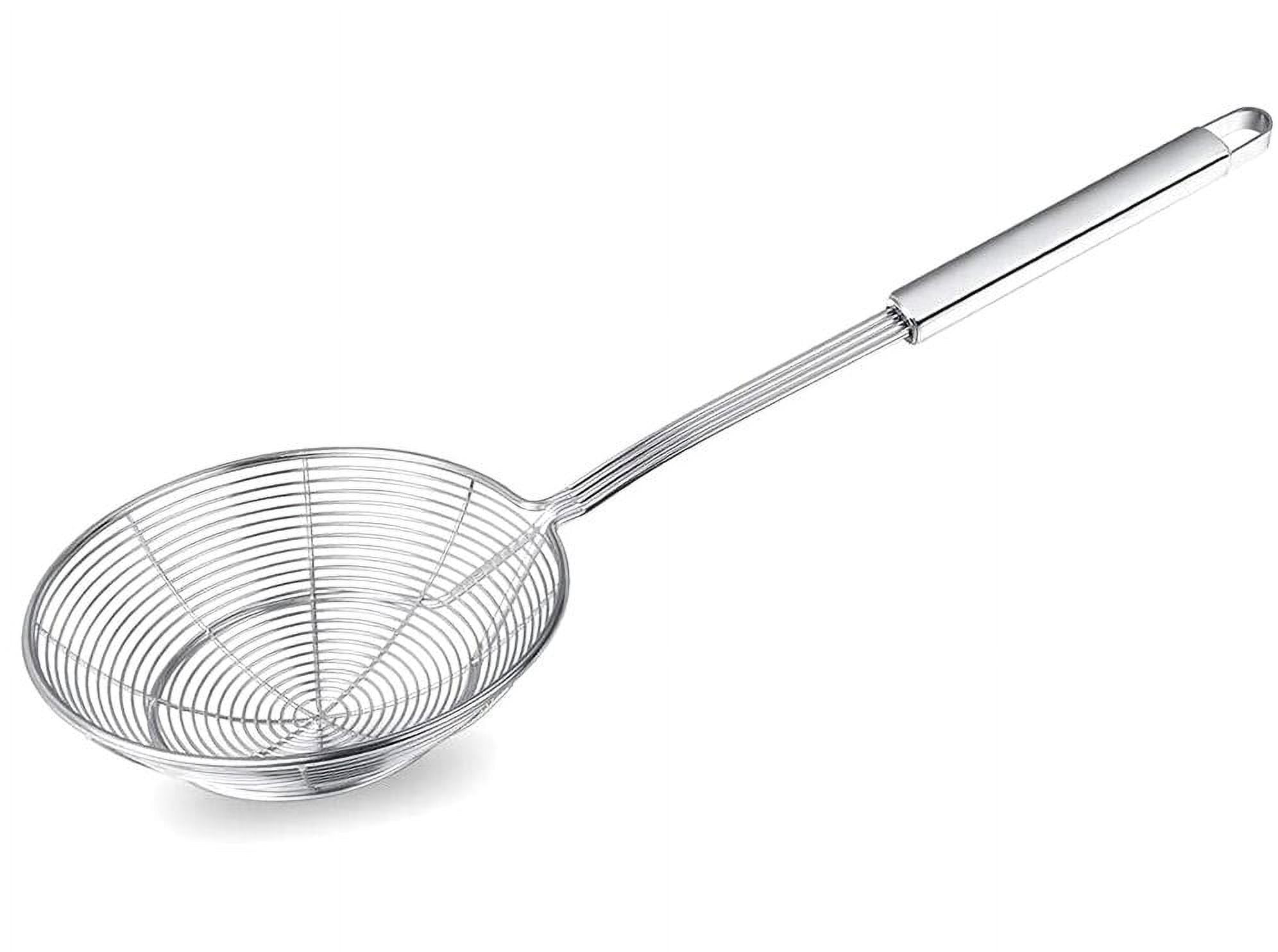Dreamtimes Spider Strainer Skimmer, Stainless Steel Asian Ladle with ...