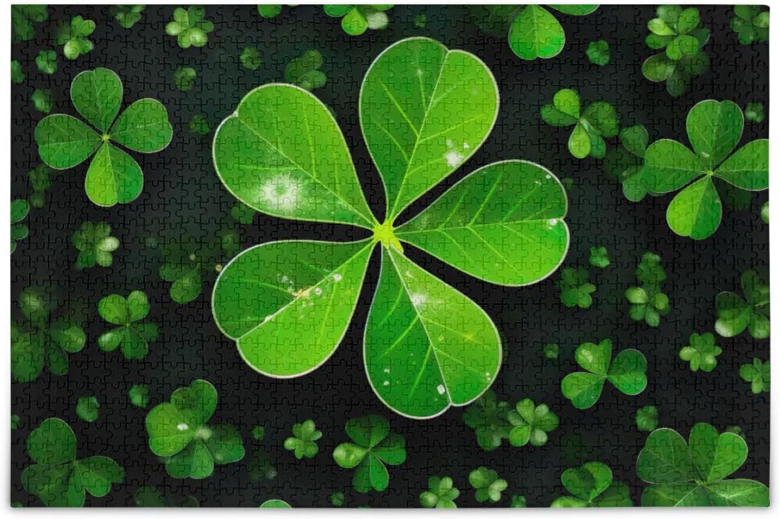 Dreamtimes St. Patrick's Clover Wooden Jigsaw Puzzles Intellectual ...