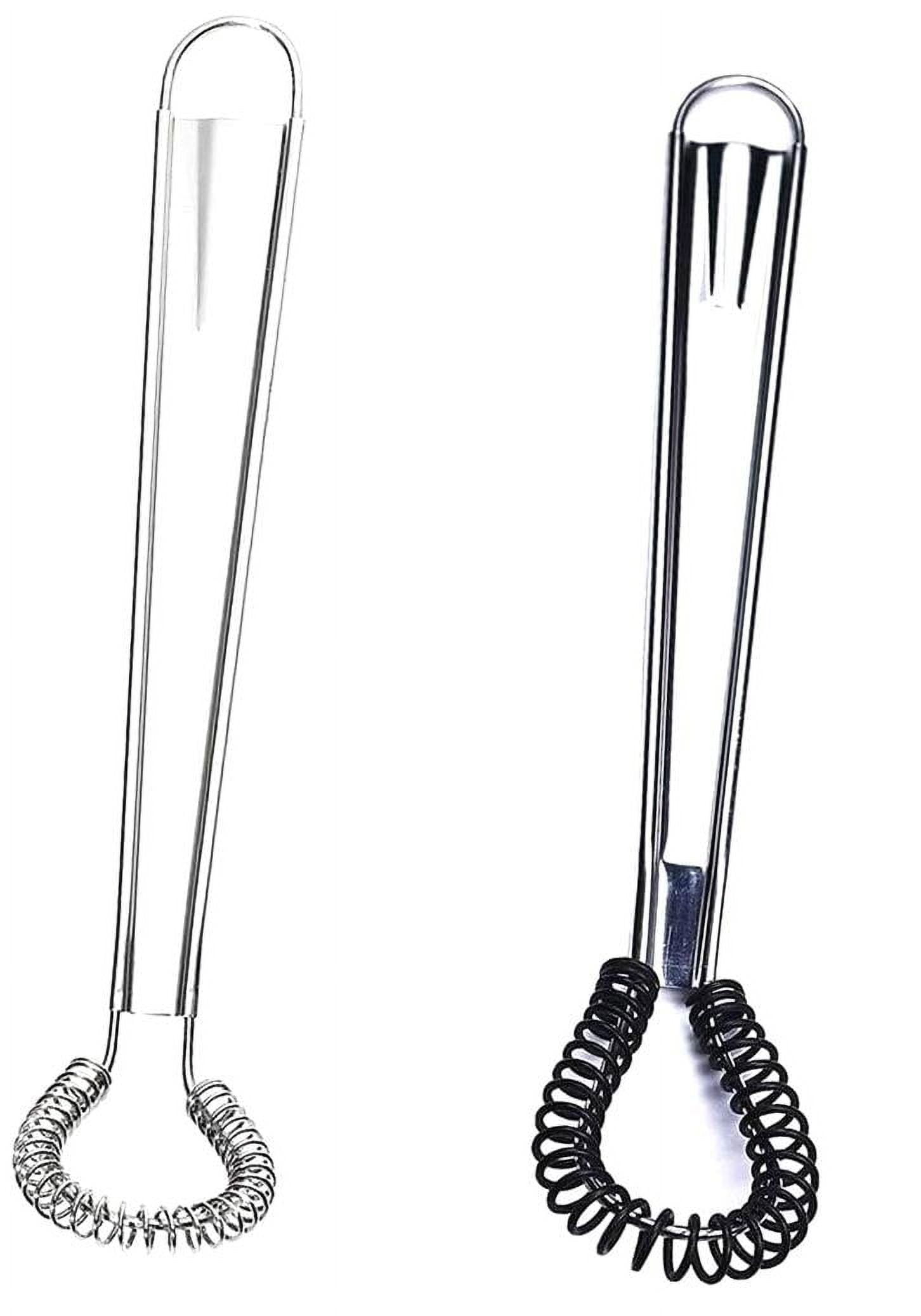 Dreamtimes Stainless Steel Mini Spring Beater Silicone Whisk Hand Held ...