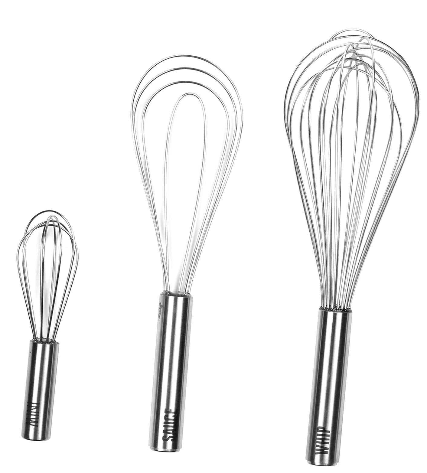 Dreamtimes Stainless Steel Mini Whisk, 6" - Compact Kitchen Whisks ...