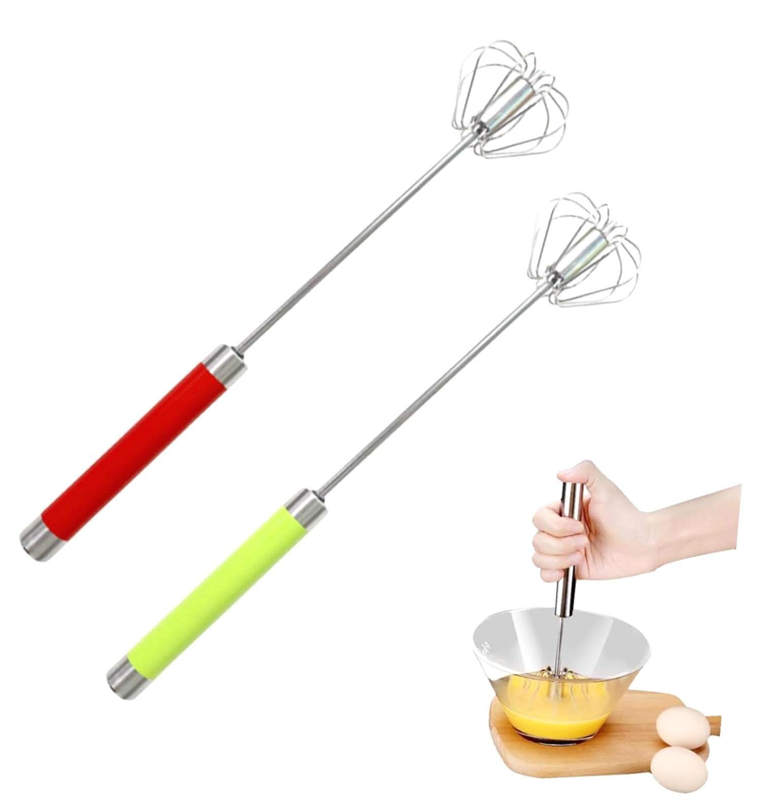 Dreamtimes Stainless Steel Semi Automatic Whisk - 12 Inch Whisk ...