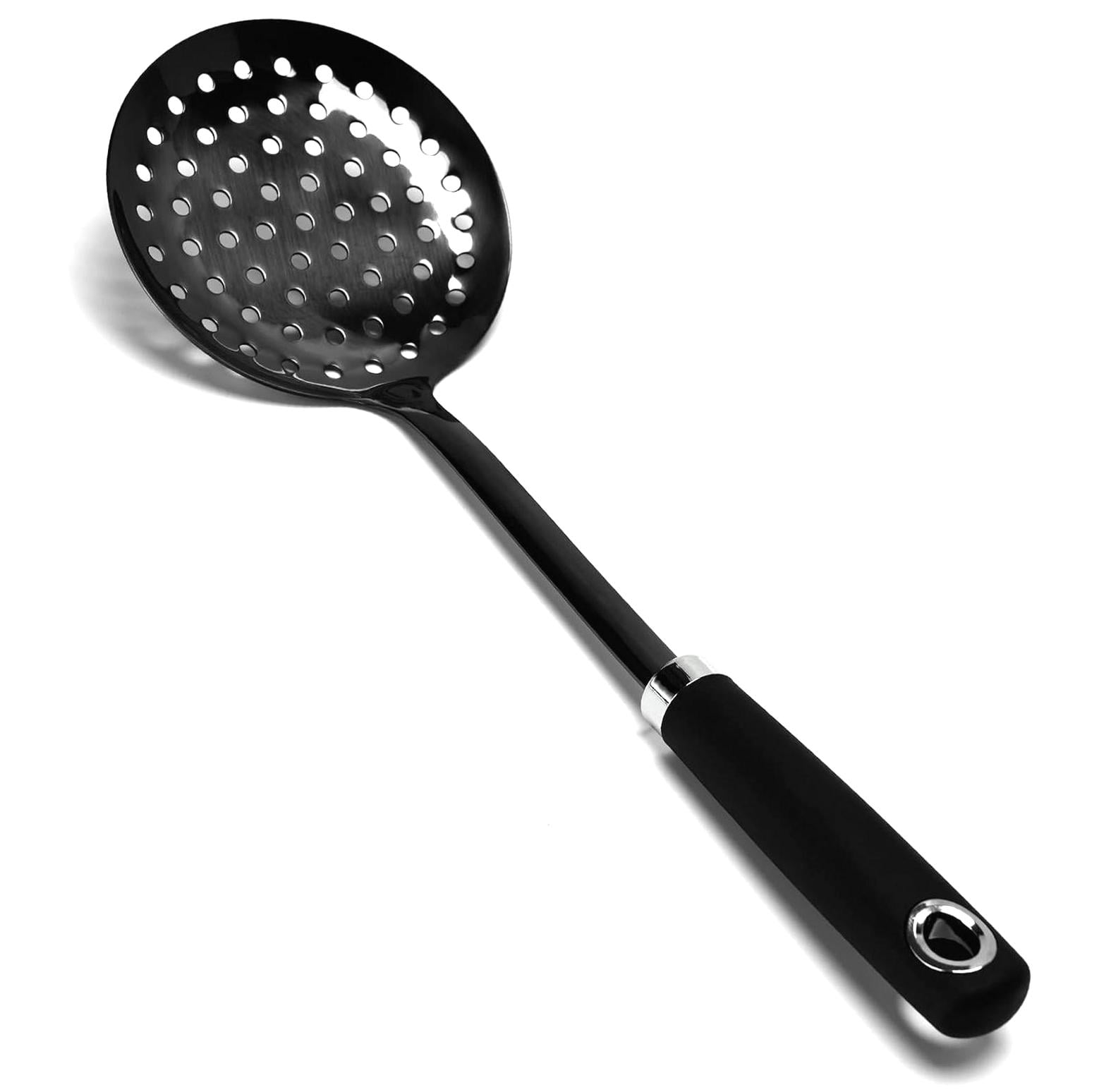 Dreamtimes Stainless Steel Spaghetti Spoon - 12.6 Inch Pasta Spoon with Ergonomic Handle Design ...