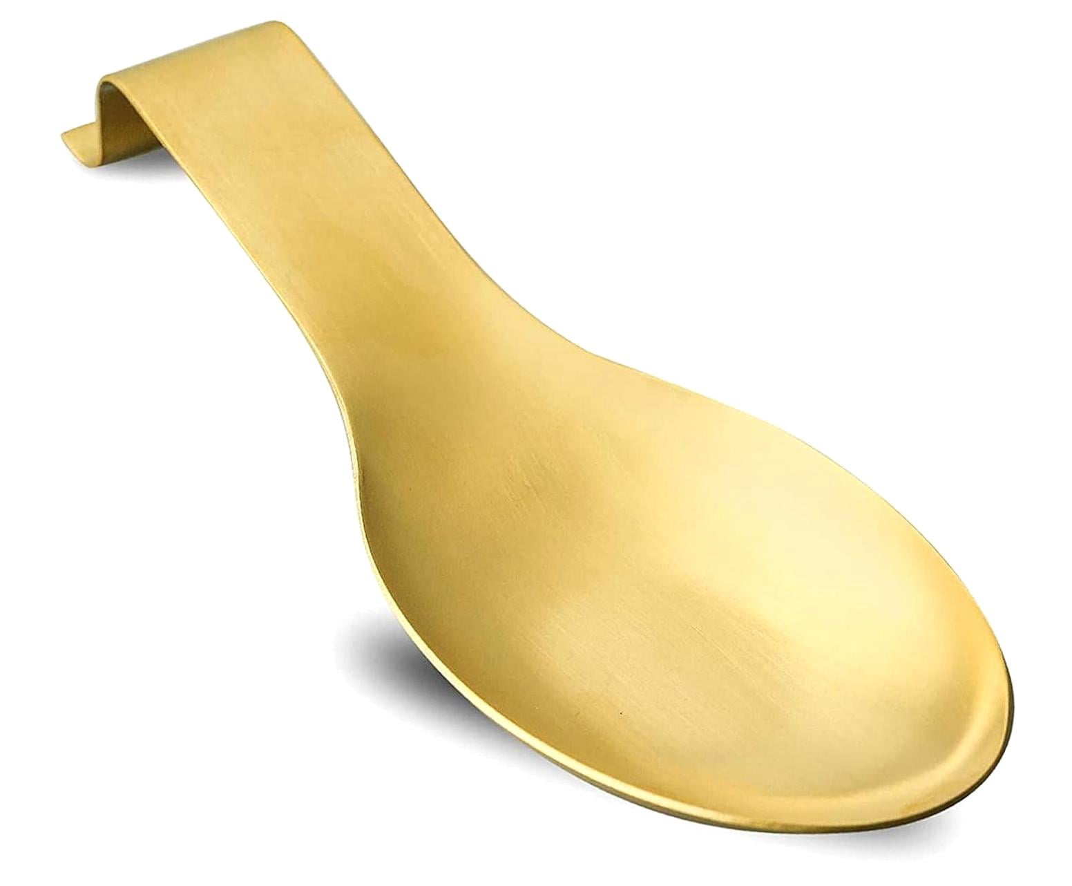 Dreamtimes Stainless Steel Spoon Rest (Set of 2), Countertop Spoon ...