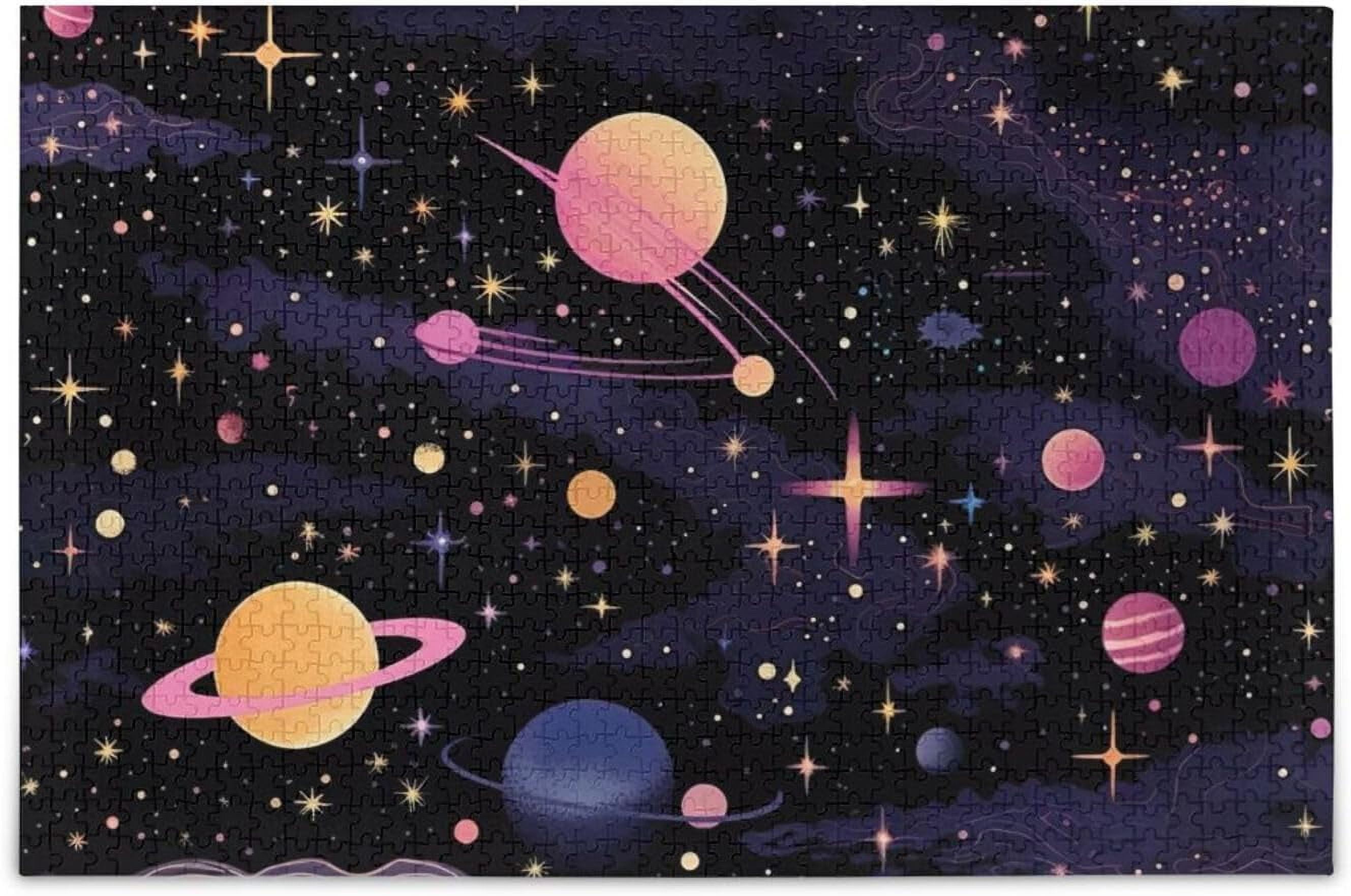 Dreamtimes Stars and Planets Puzzle 500 Pieces - Wooden Jigsaw Puzzles ...