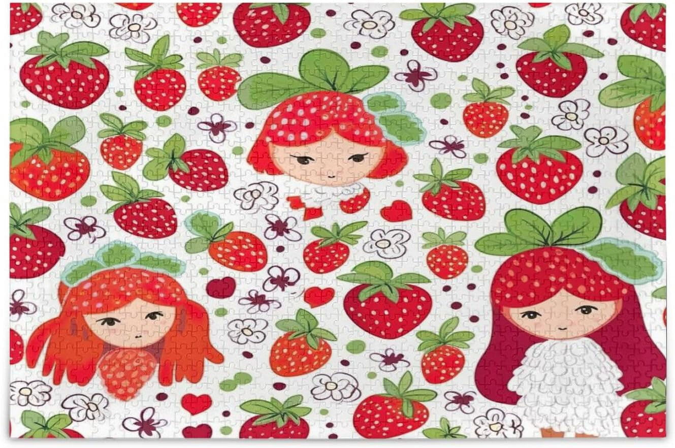 Dreamtimes Strawberries Jigsaw Puzzles, Puzzles for Adults 1000 Pieces ...
