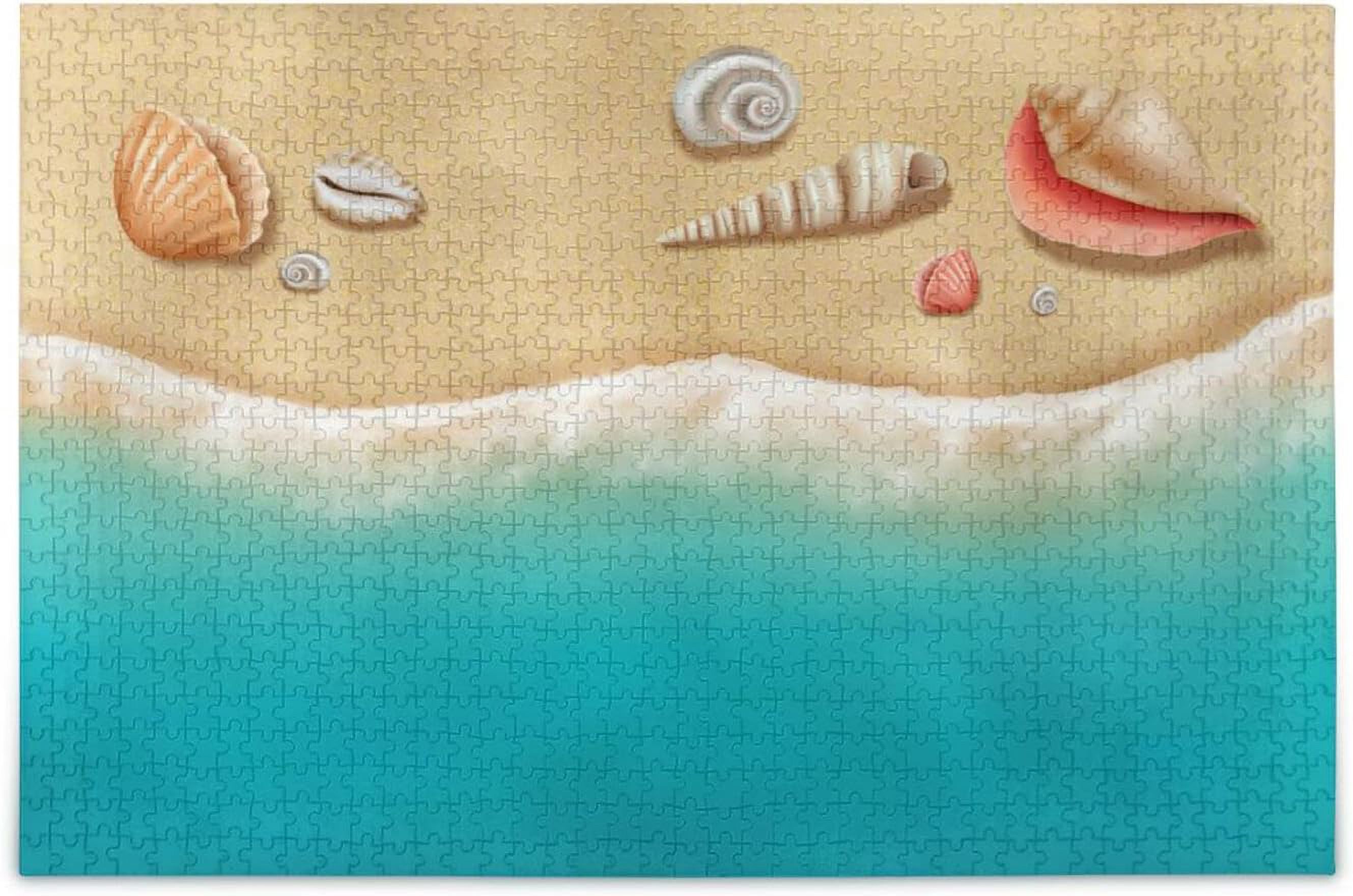 Dreamtimes Summer Beach Seashell Jigsaw Puzzles for Adults 1000 Pieces ...