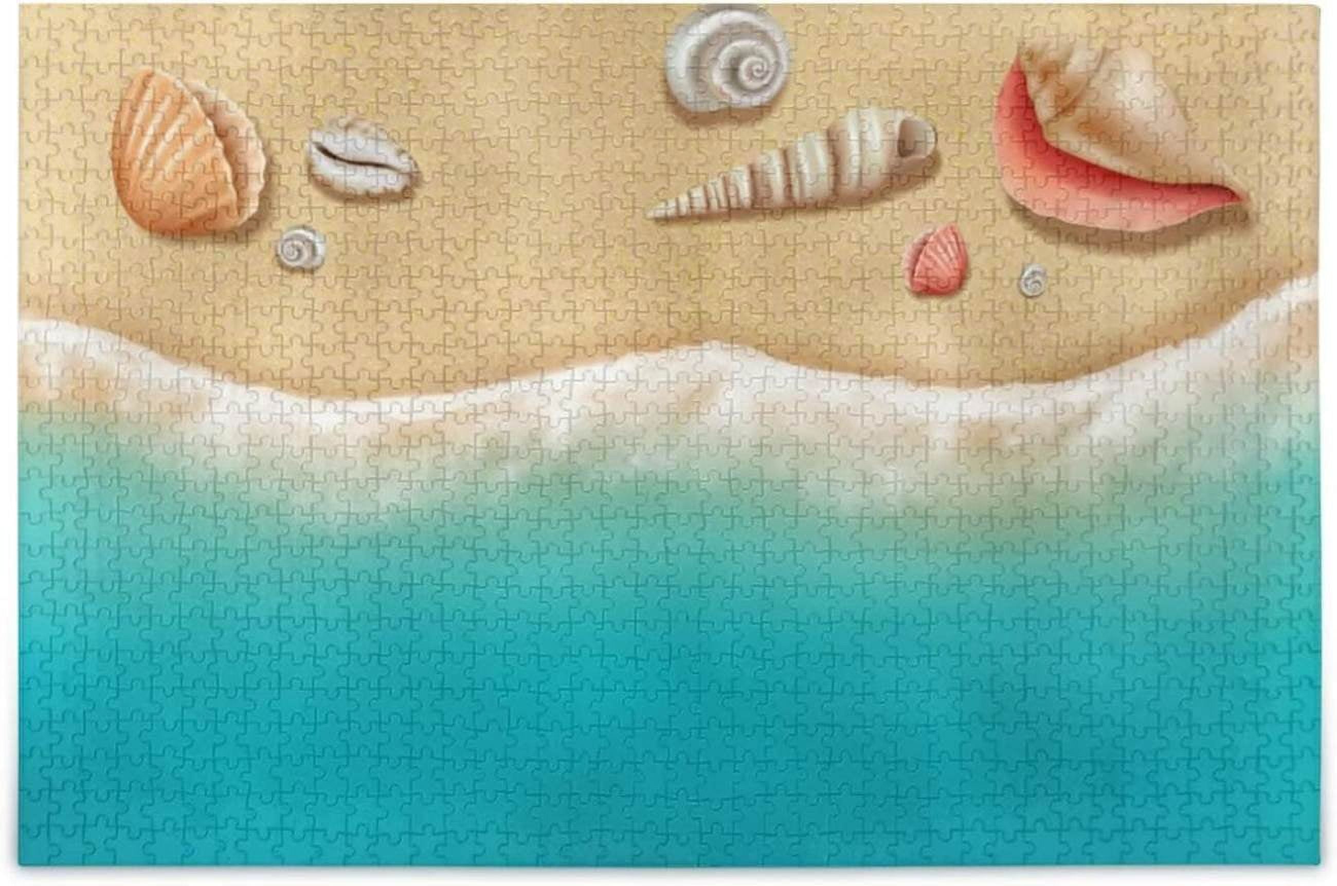 Dreamtimes Summer Beach Seashell Jigsaw Puzzles for Adults 1000 Pieces ...