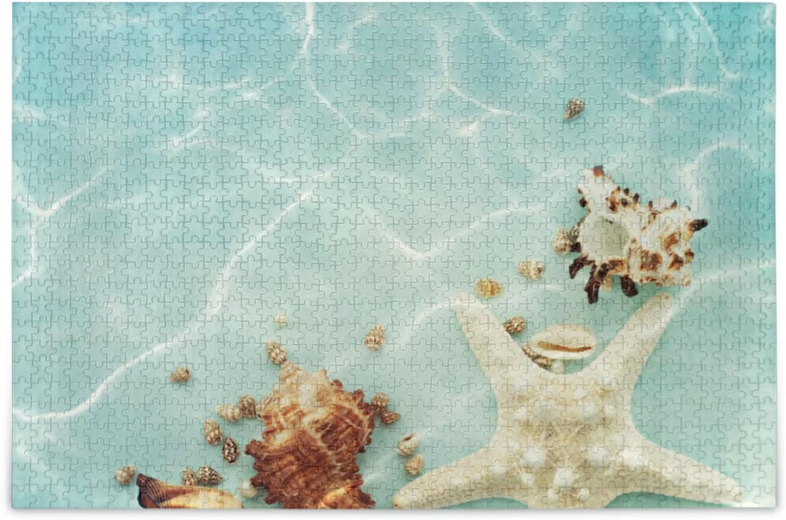 Dreamtimes Summer Beach Starfish Jigsaw Puzzles, Puzzles for Adults 500 ...