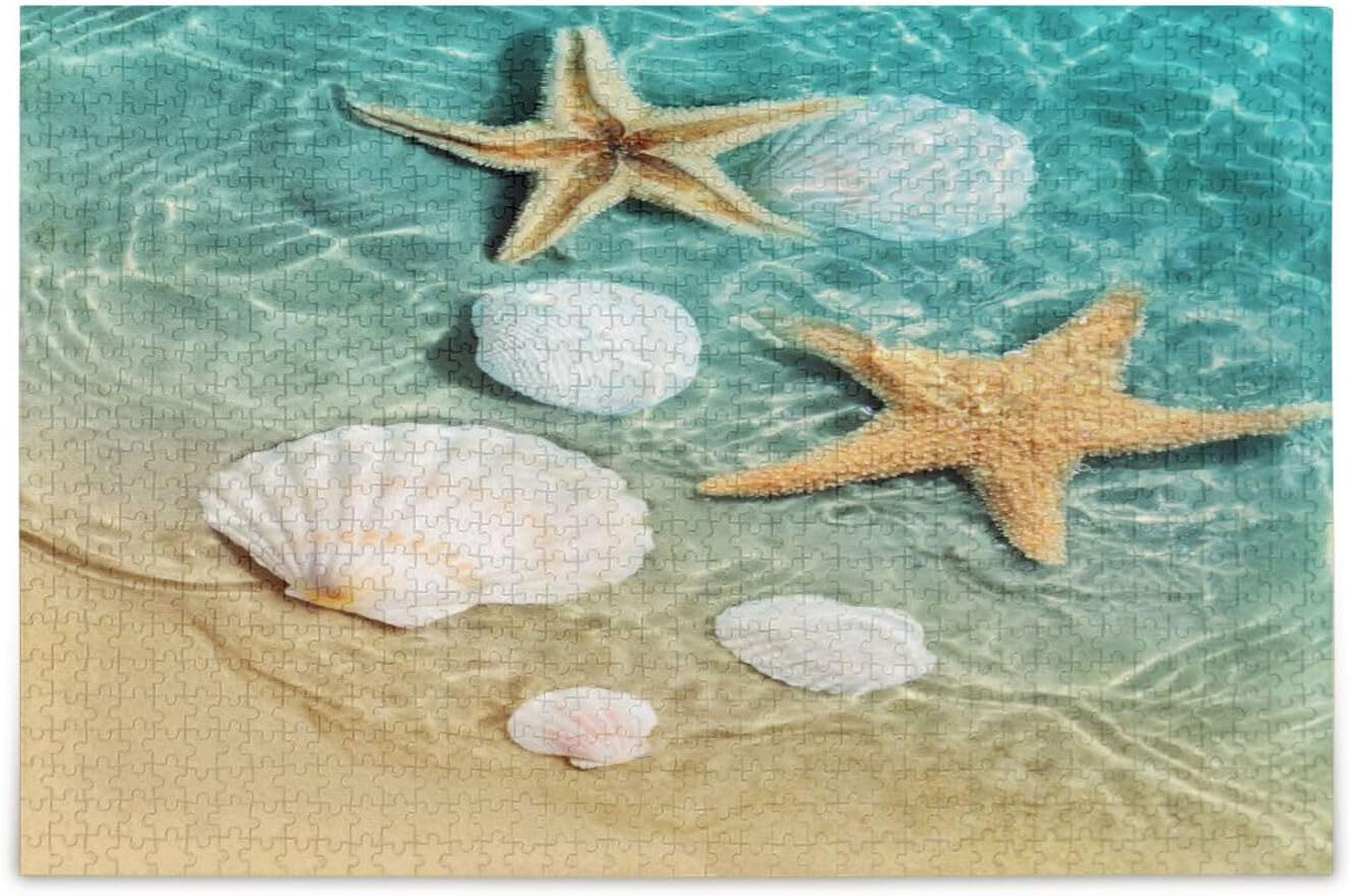 Dreamtimes Summer Beach Starfish and Seashell Jigsaw Puzzle 1000 Pieces ...
