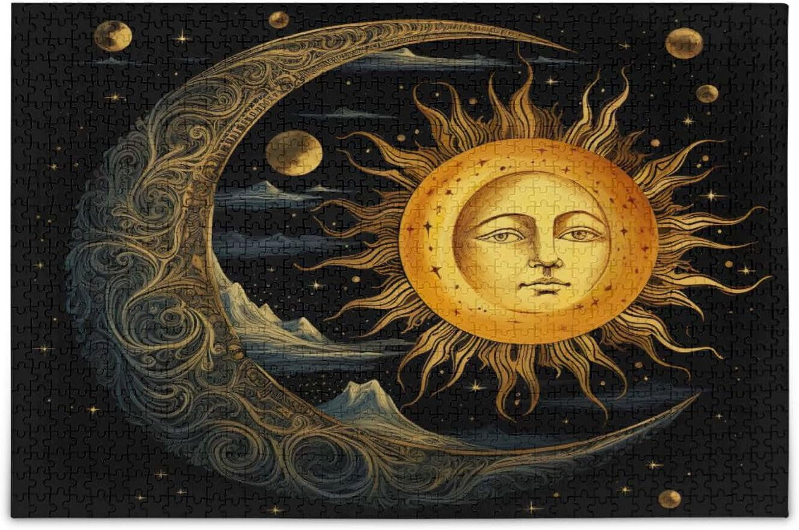Dreamtimes Sun and Moon Wooden Jigsaw Puzzles Intellectual ...