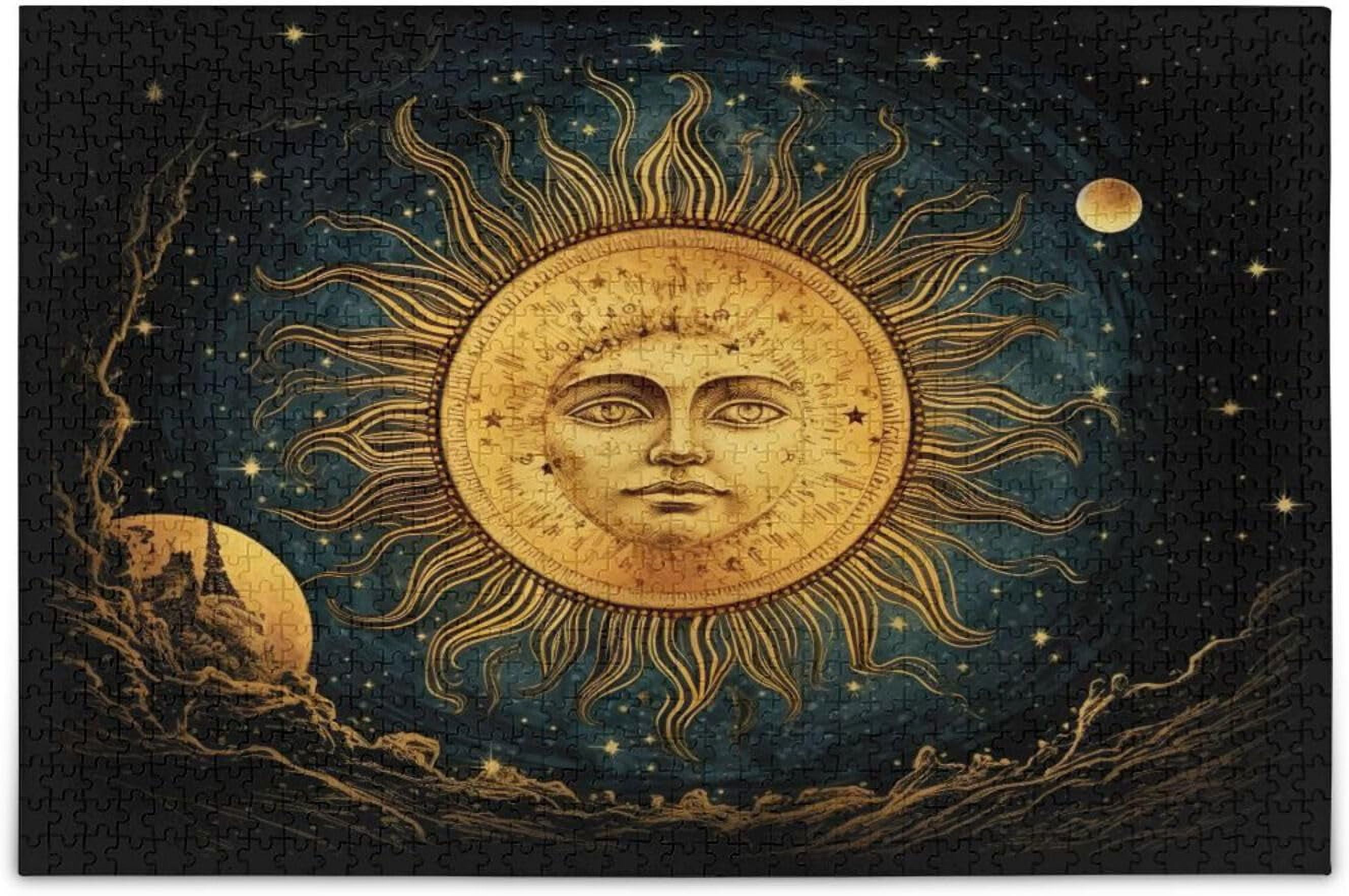 Dreamtimes Sun and Moon Wooden Jigsaw Puzzles Intellectual ...