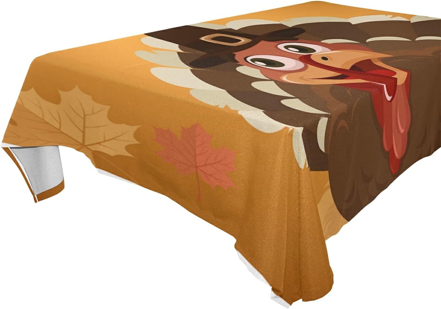 Dreamtimes Thanksgiving Turkey Tablecloth, Waterproof Washable ...