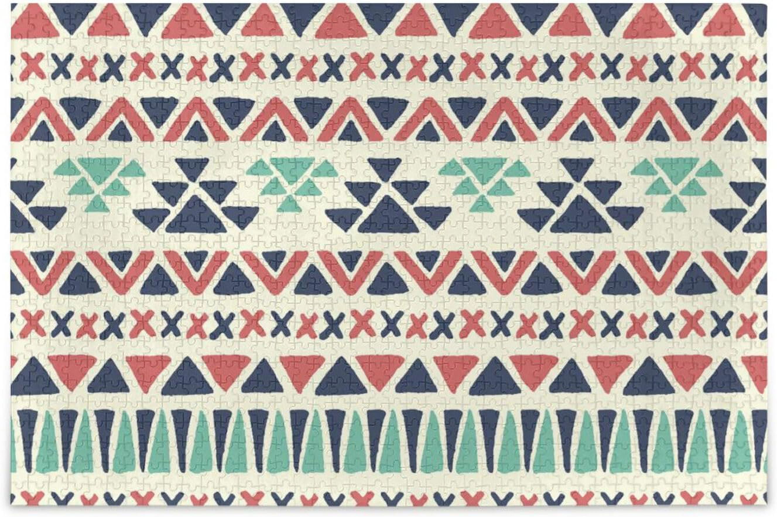 Dreamtimes Tribal Aztec Jigsaw Puzzle for Adults Teens Kids, 500 Pieces ...