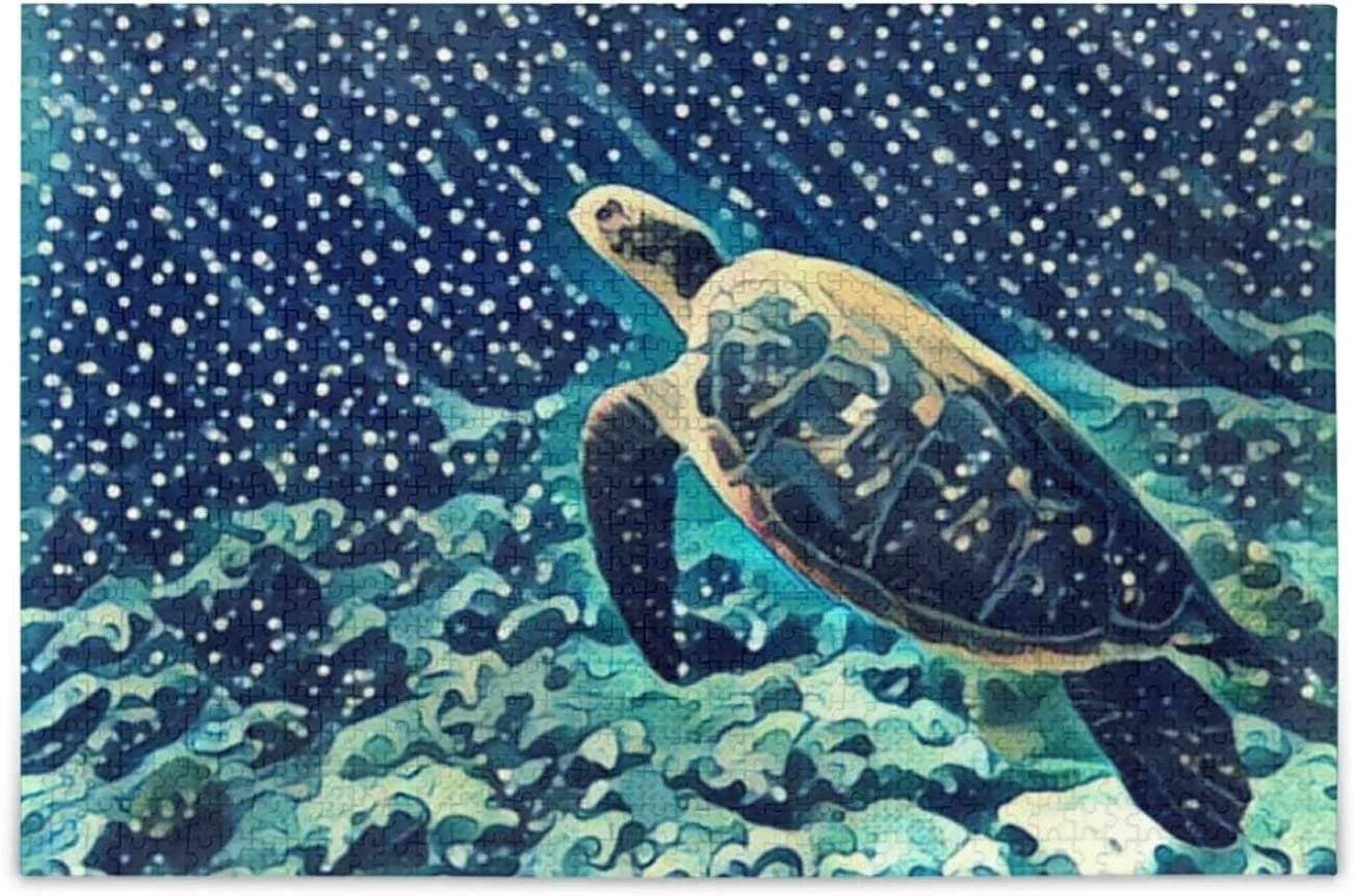 Dreamtimes Underwater Sea Turtle Jigsaw Puzzles for Adults 500 Pieces ...