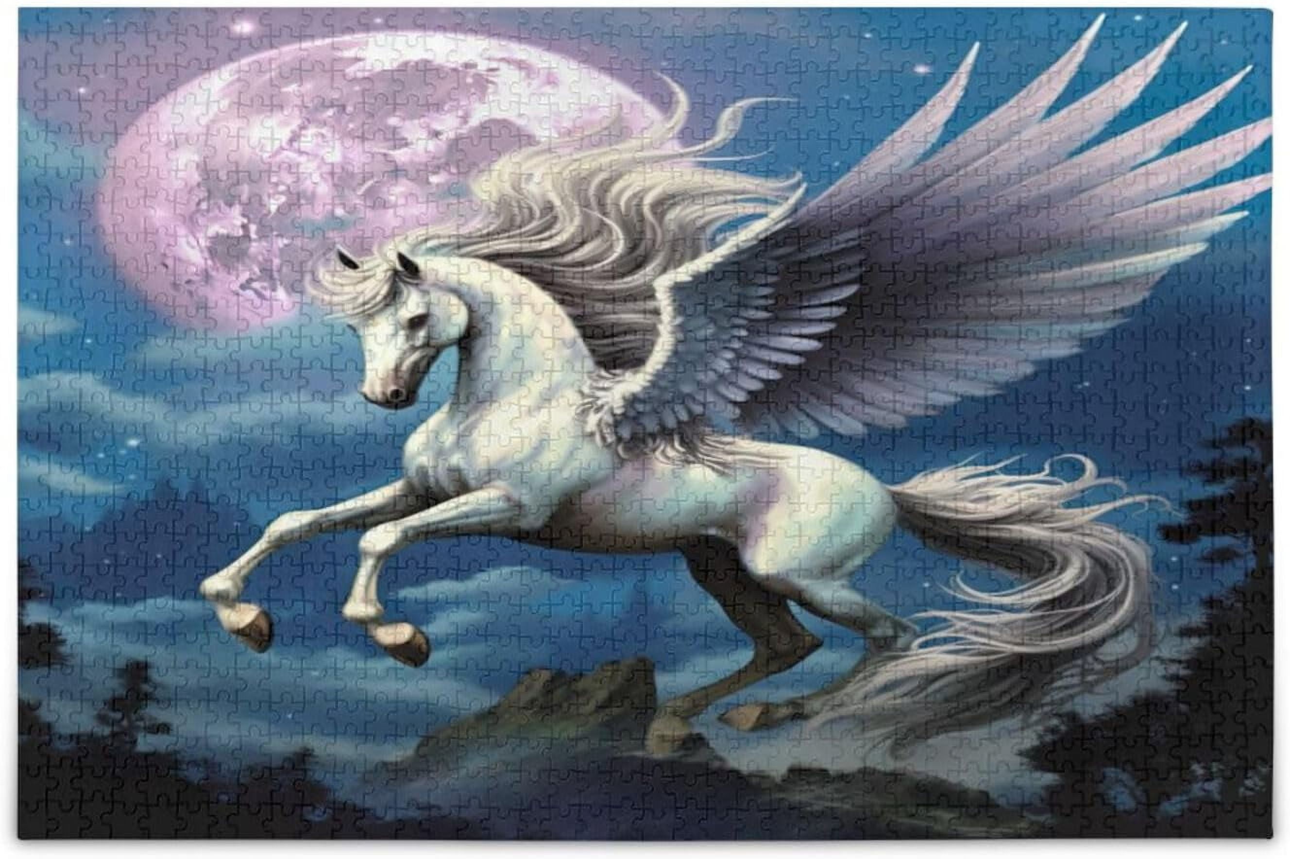 Dreamtimes Unicorn Wooden Jigsaw Puzzles Intellectual Entertainment ...