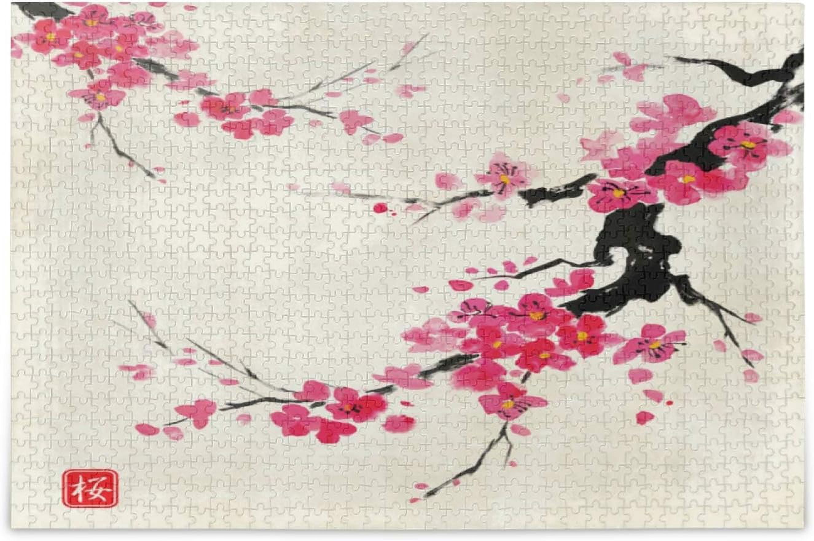 Dreamtimes Vintage Blossom Cherry Flowers Puzzle for Adults 1000 Piece ...