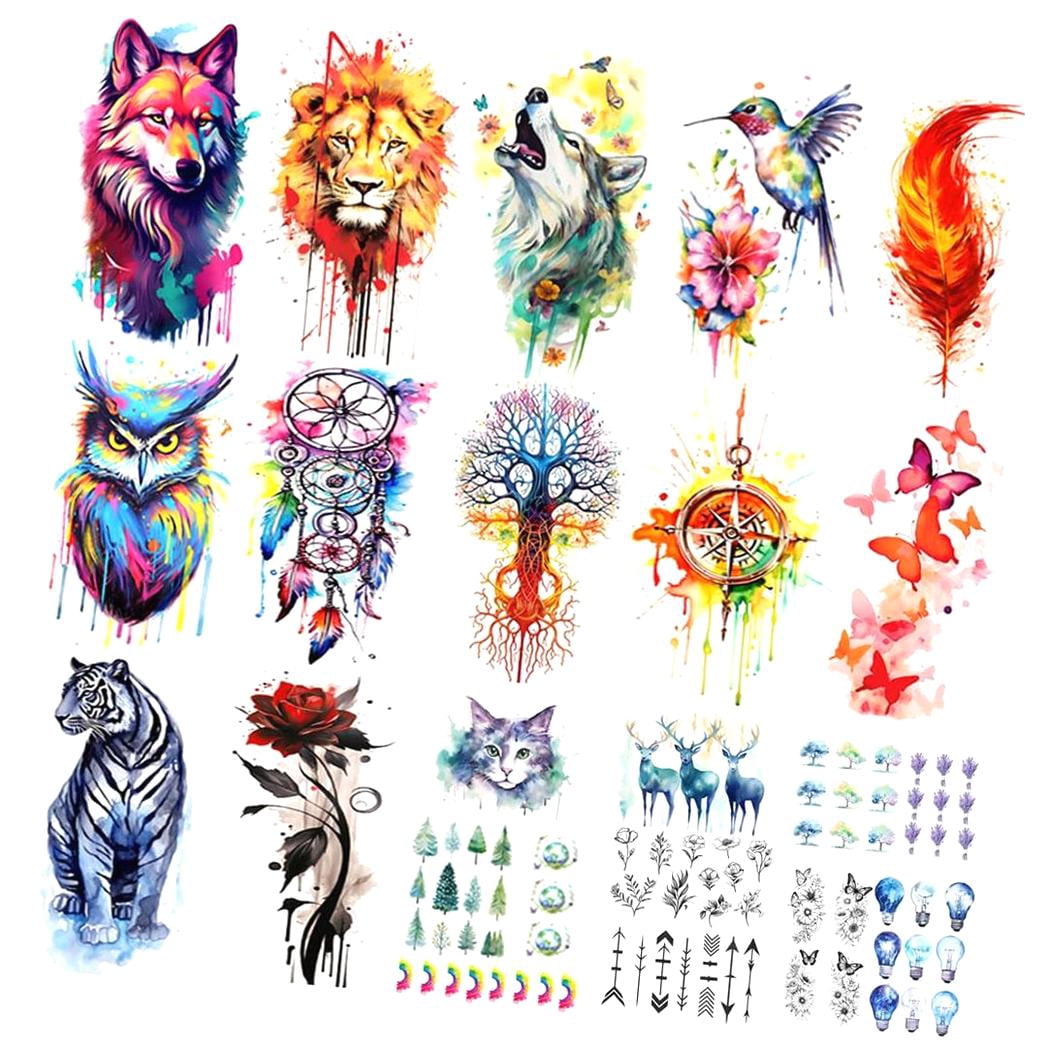 Dreamtimes Watercolor Beautiful Animals Realistic for Adults, Aesthetic ...