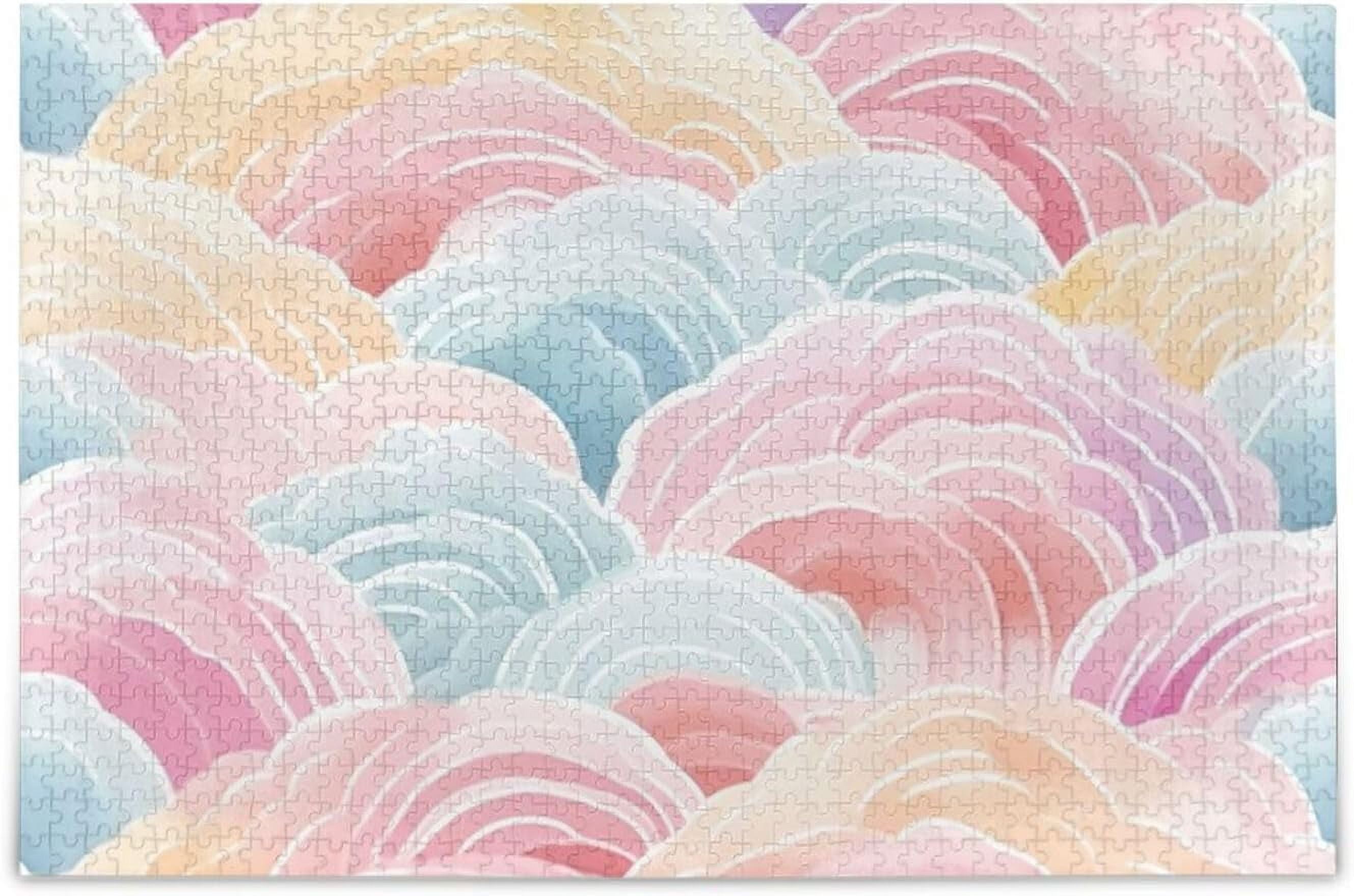 Dreamtimes Watercolor Rainbow Puzzle 500 Pieces - Wooden Jigsaw Puzzles ...