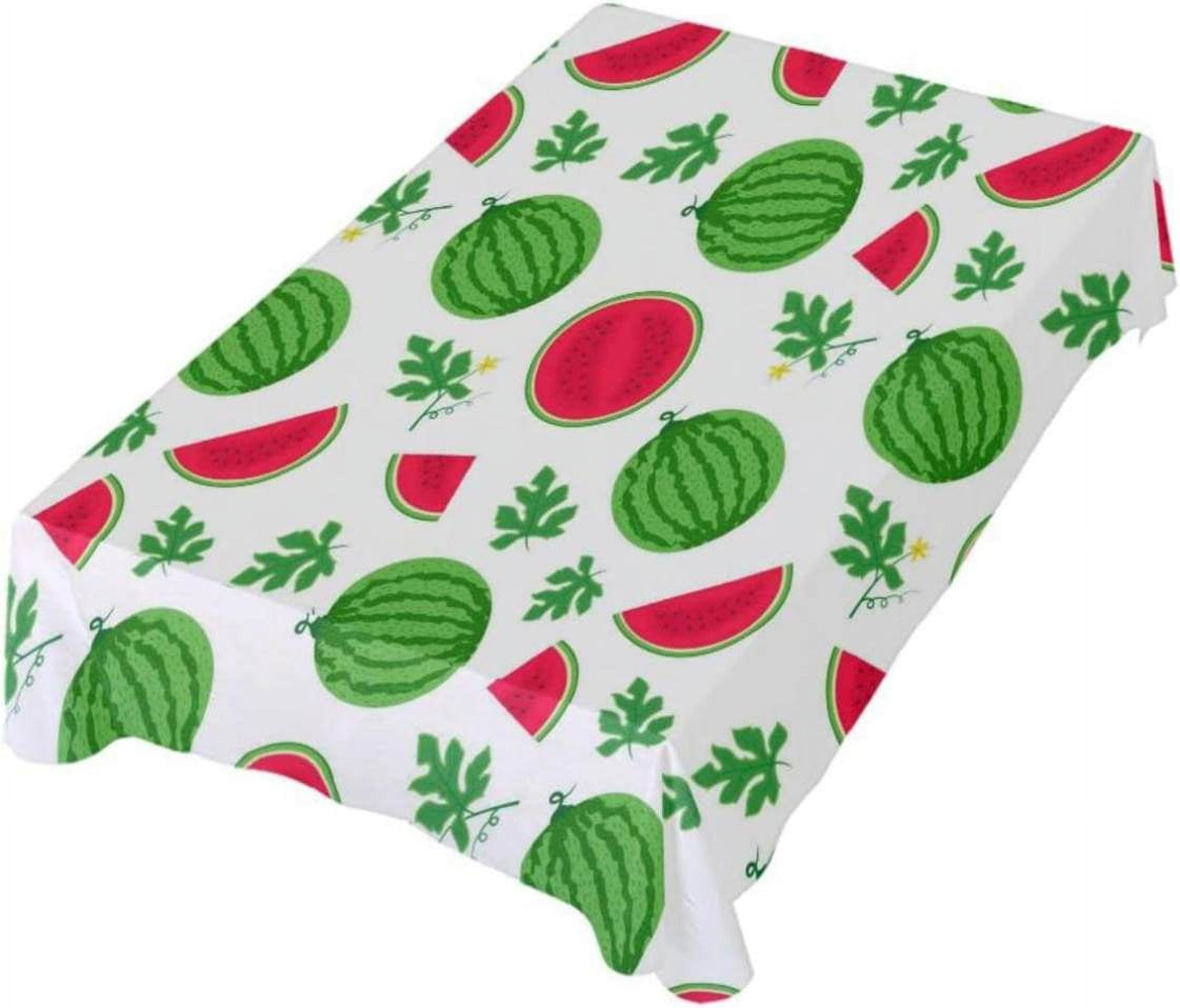 Dreamtimes Watermelon Rectangle Tablecloth, 54"x54" Dinner Table Cover ...