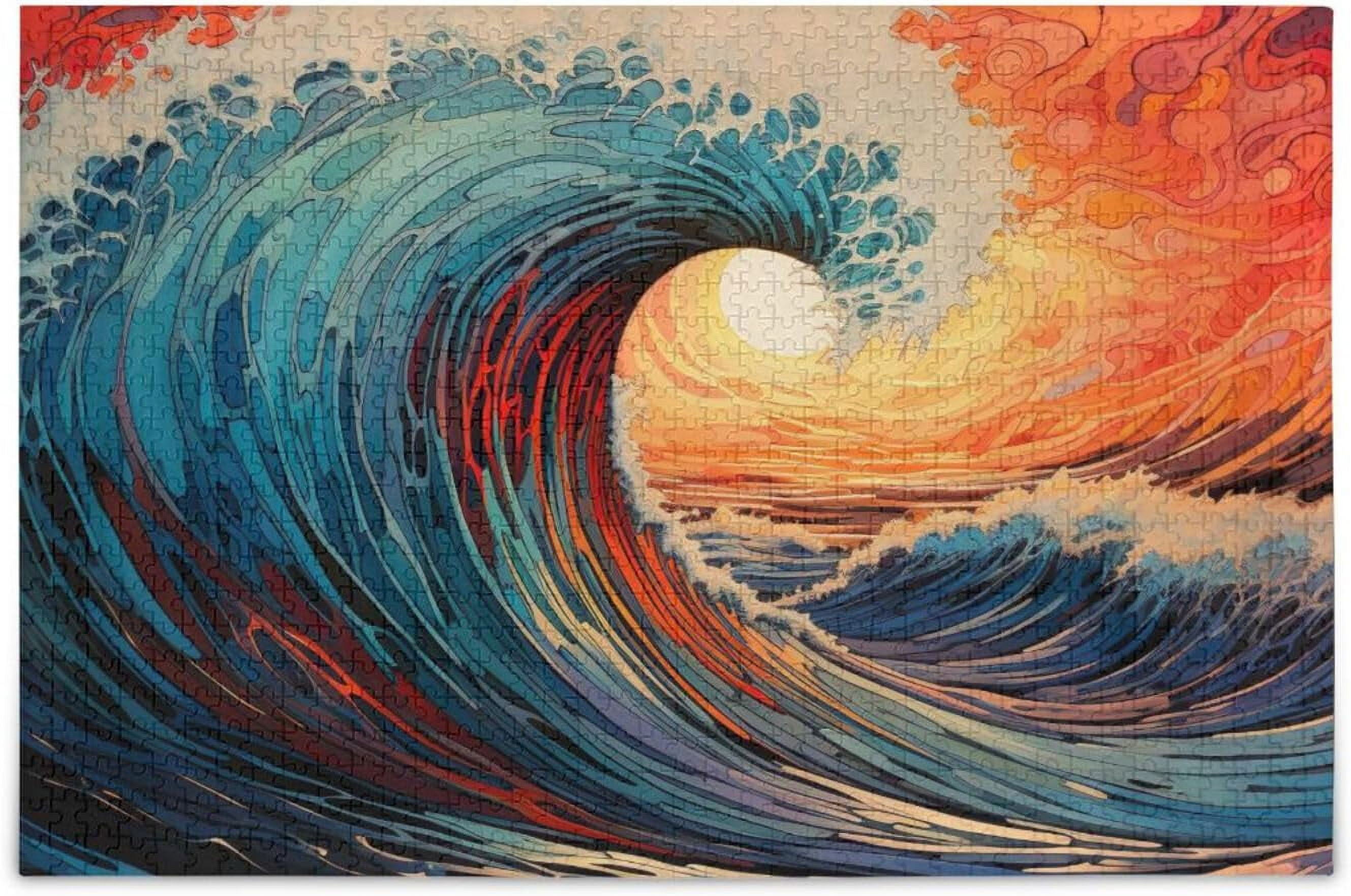 Dreamtimes Wave View Puzzle 500 Pieces - Wooden Jigsaw Puzzles for ...