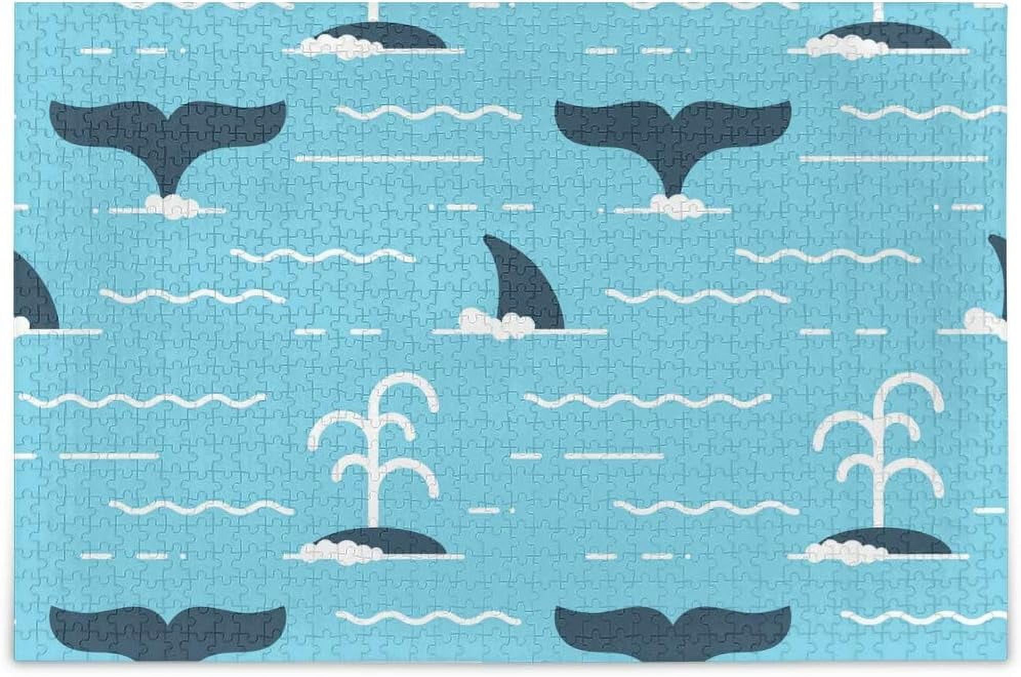Dreamtimes Whale Fins Stream Water Ocean Wave Jigsaw Puzzles 500 Pieces ...